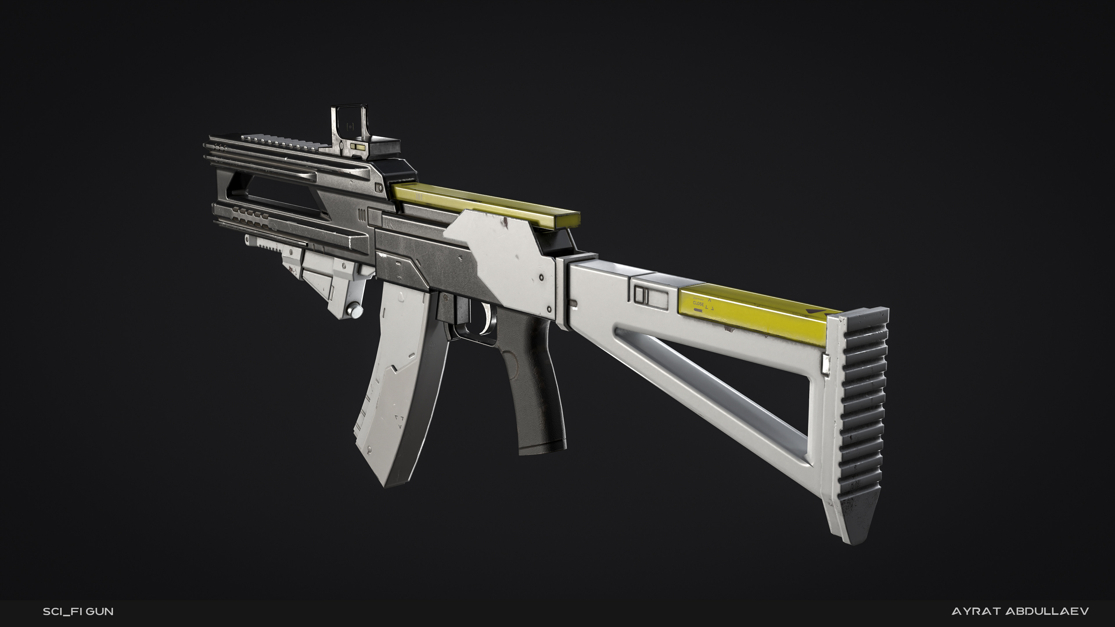 Ayrat Abdullaev - Sci-fi Gun (Modified AK-47)
