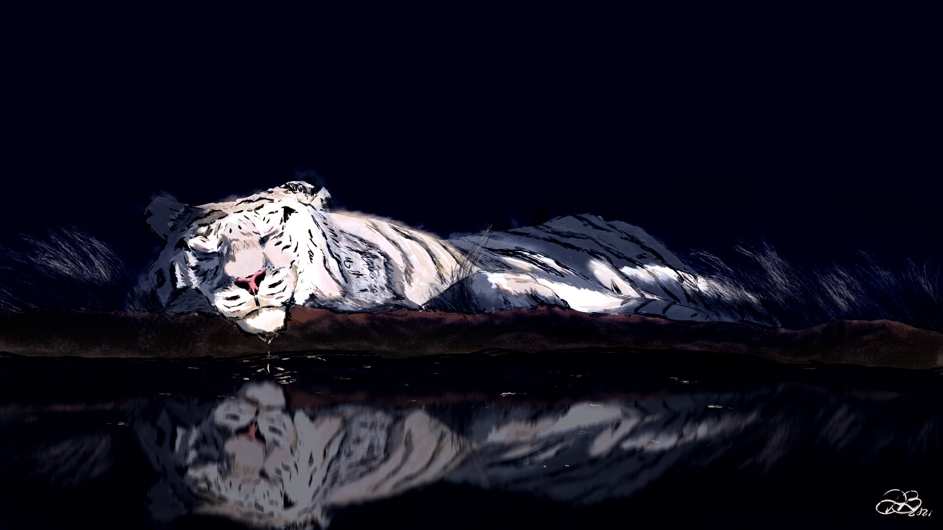 ArtStation - Sleeping White Giant