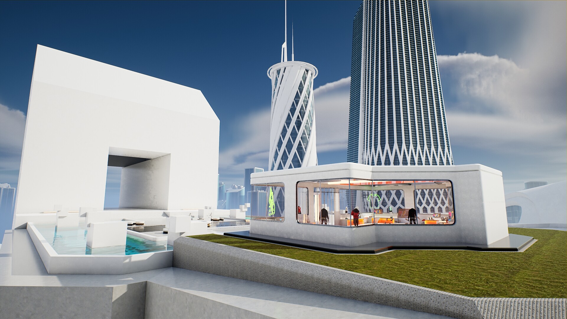 Yahiya Jasem | VR Division - Nike Futuristic Concept In Unreal Engine