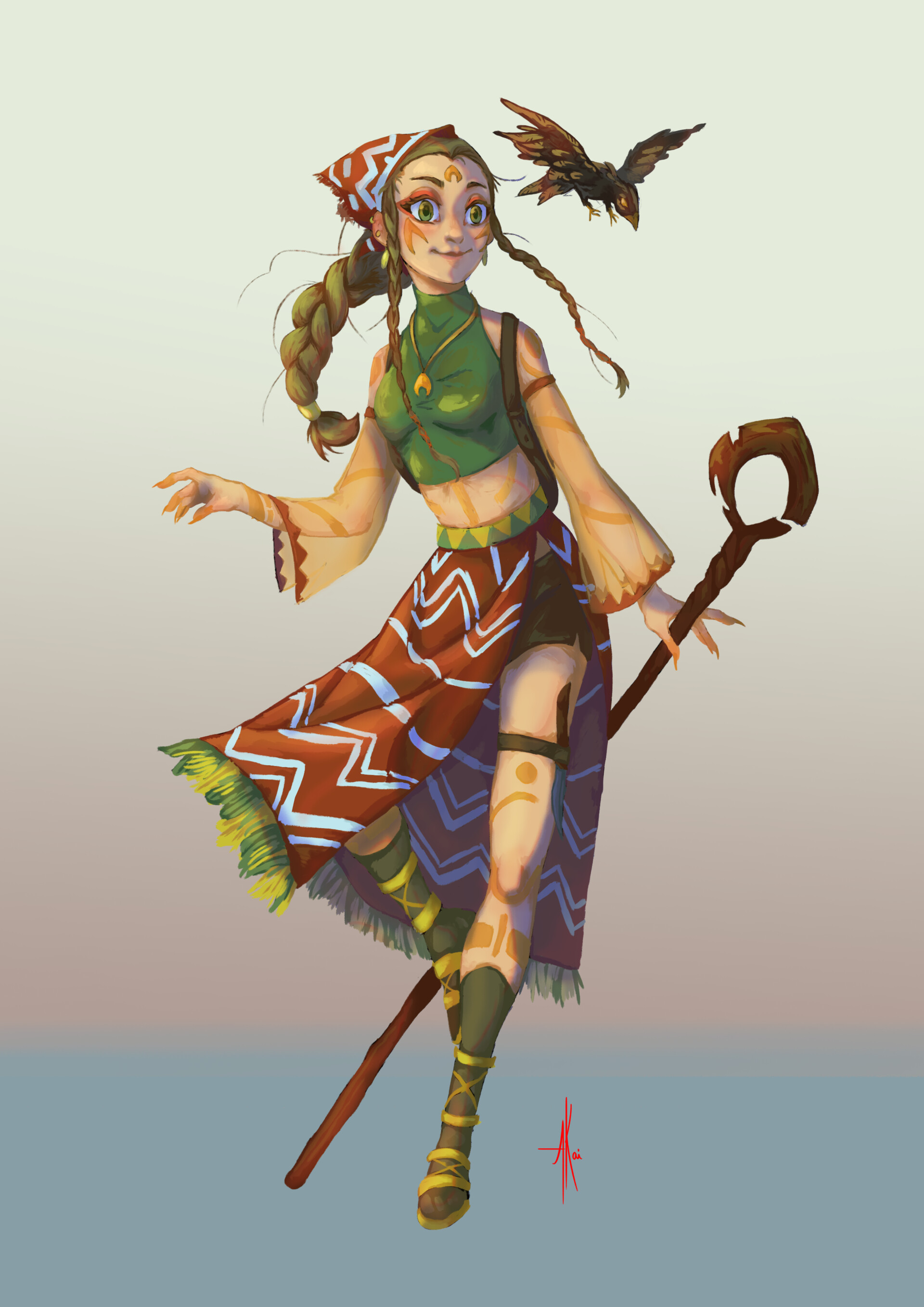 ArtStation - Molekin- shaman cleric