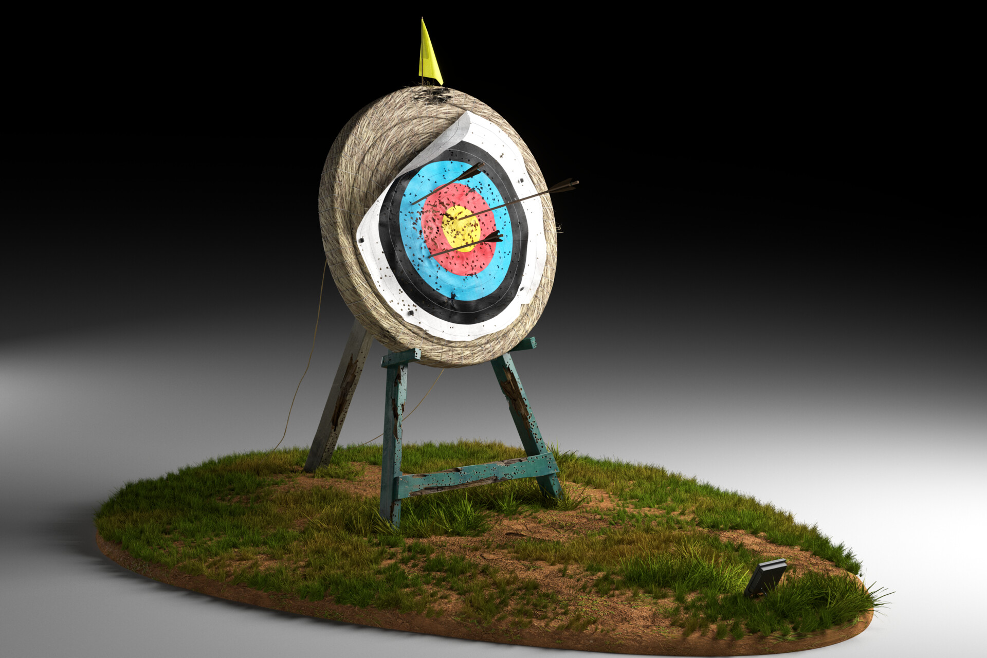ArtStation - Old Archery Target