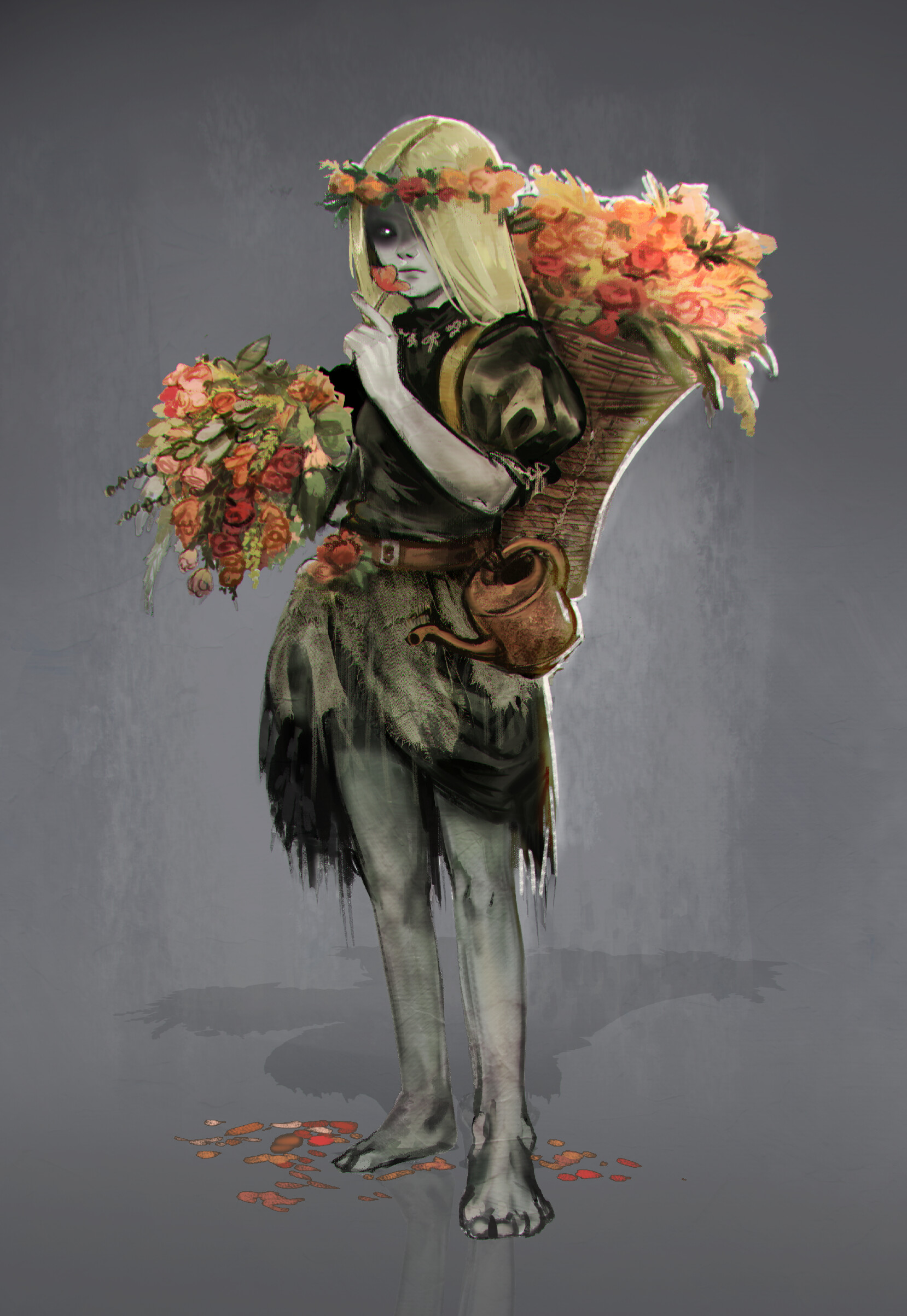 ArtStation - Ghost Flowergirl