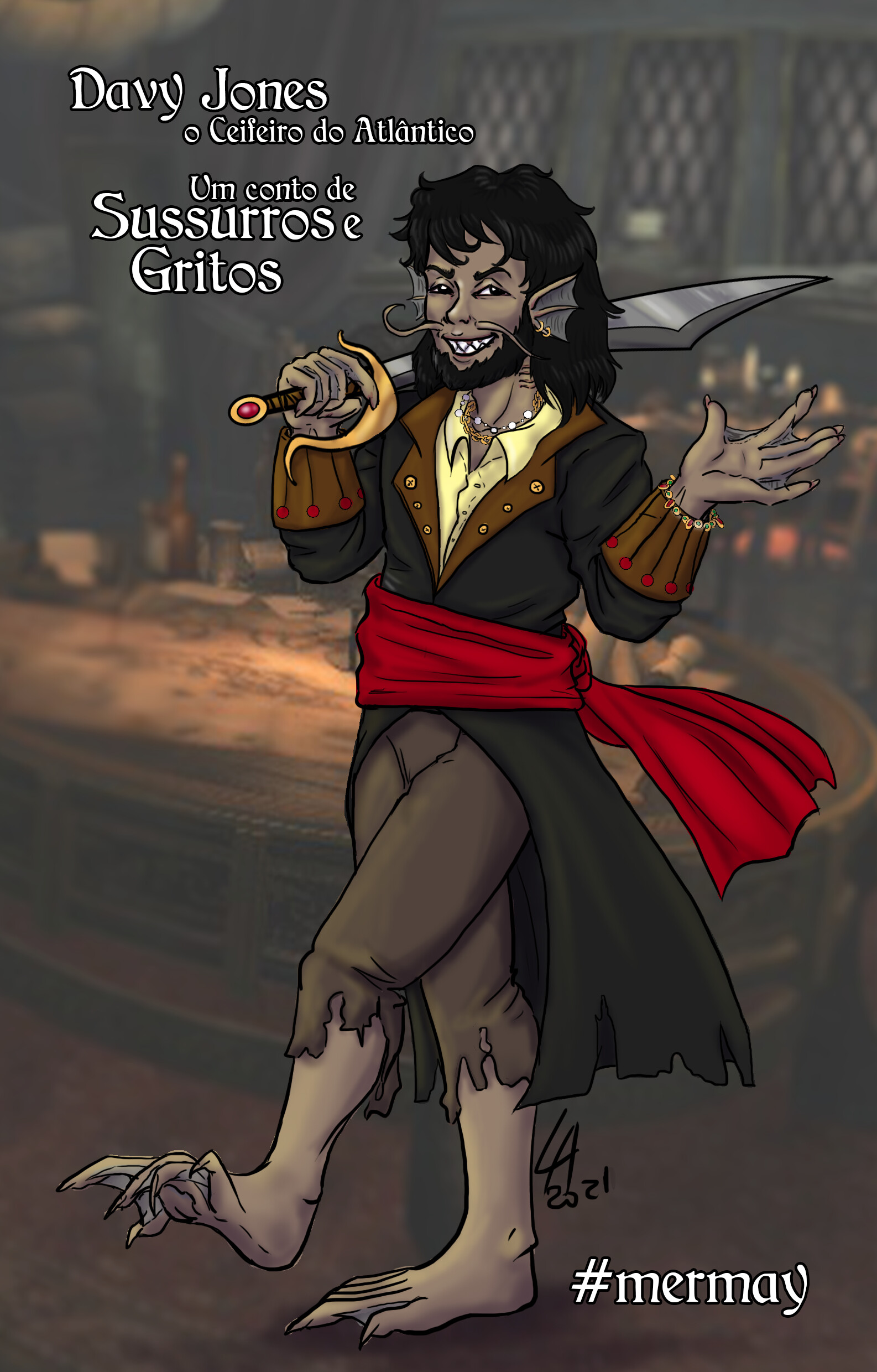 Davy Jones Crew Concept Art