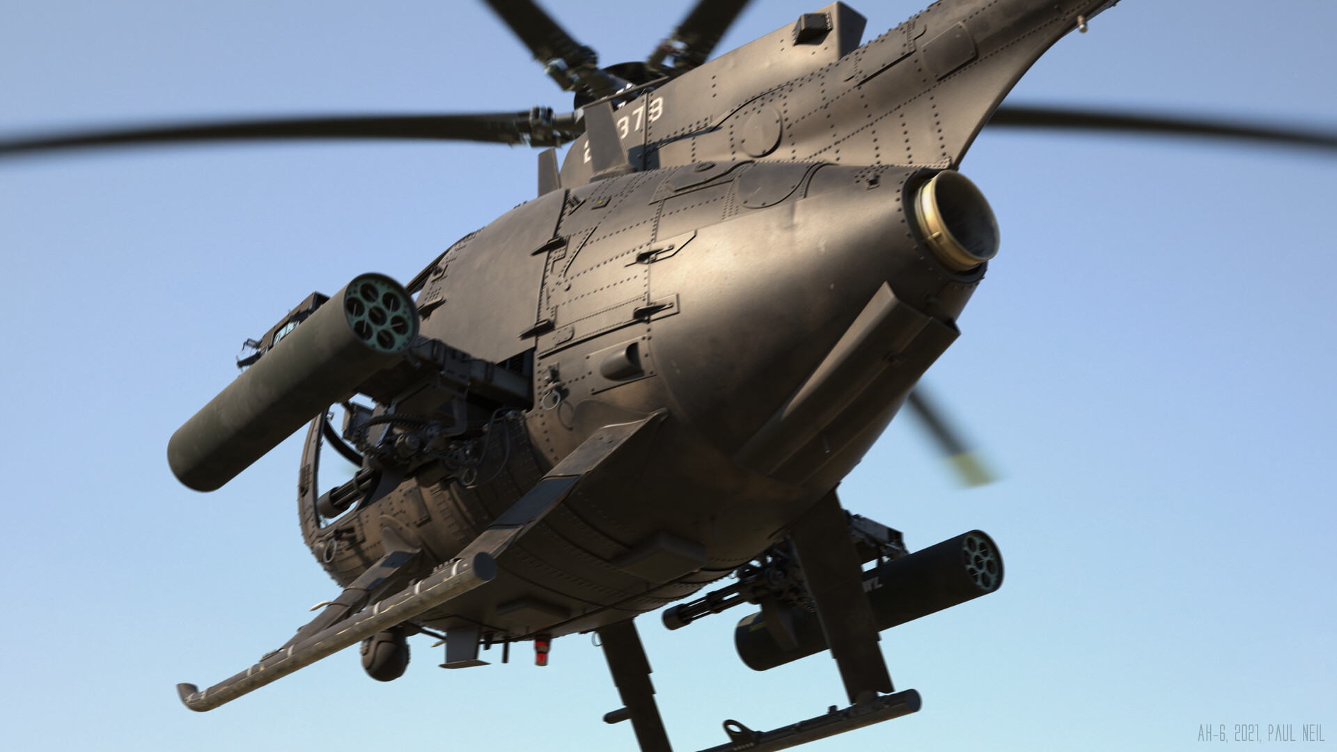 Paul Neil - AH6 Littlebird