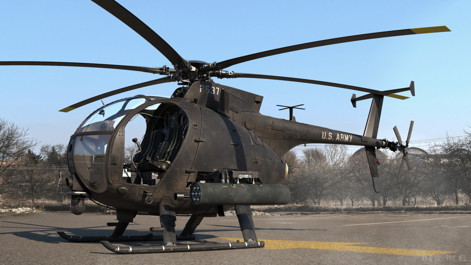 Paul Neil - AH6 Littlebird