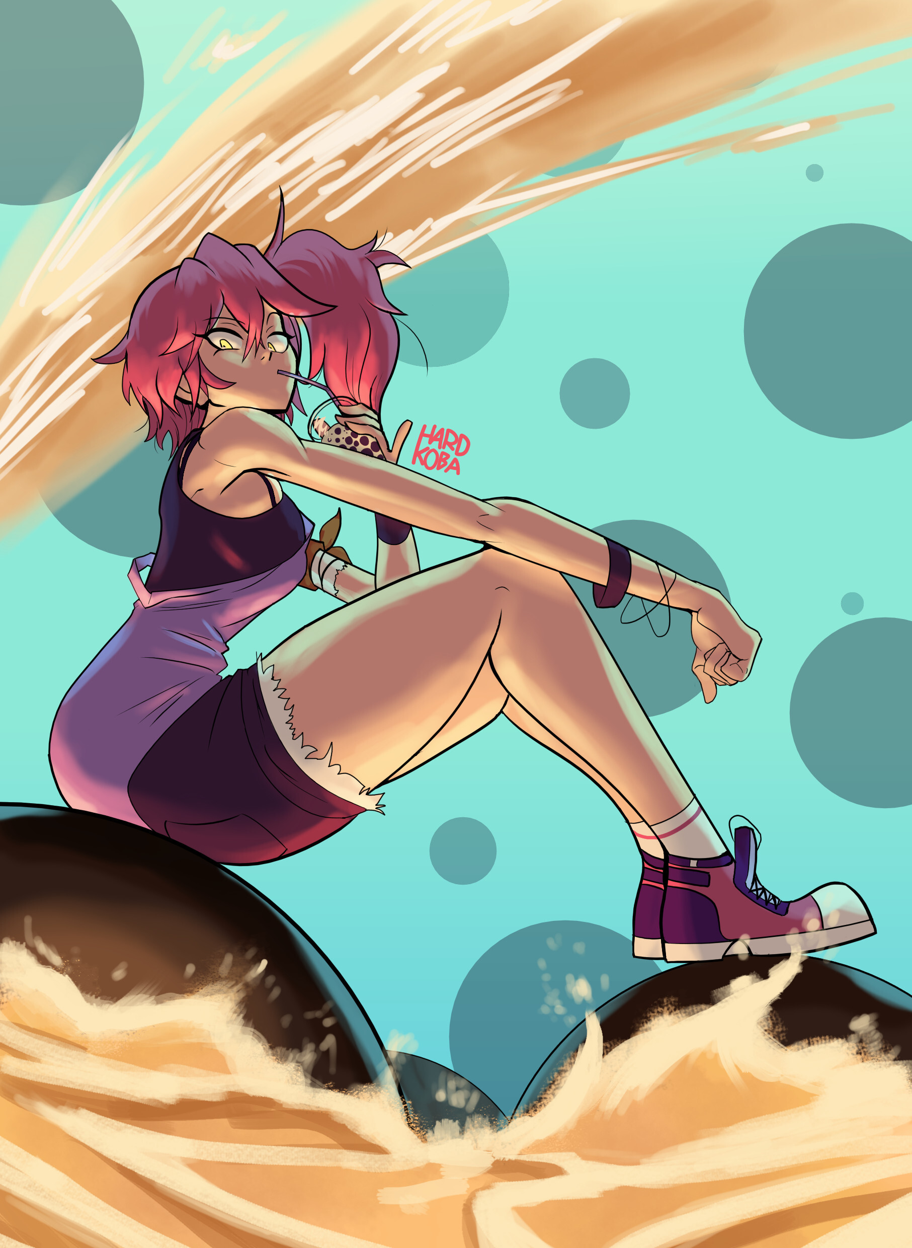 ArtStation - Bubble Tea Girl