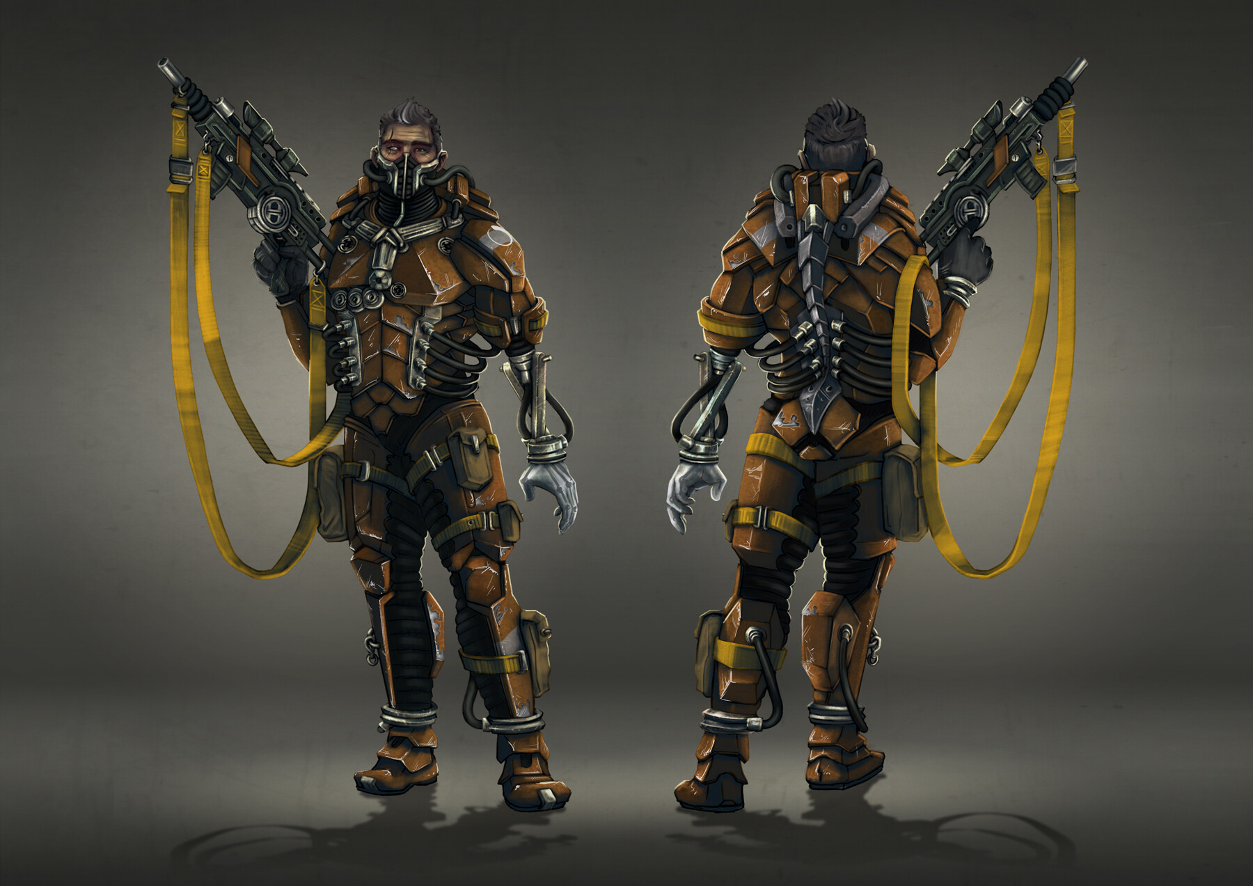 ArtStation - Future Soldier Concept Turnaround