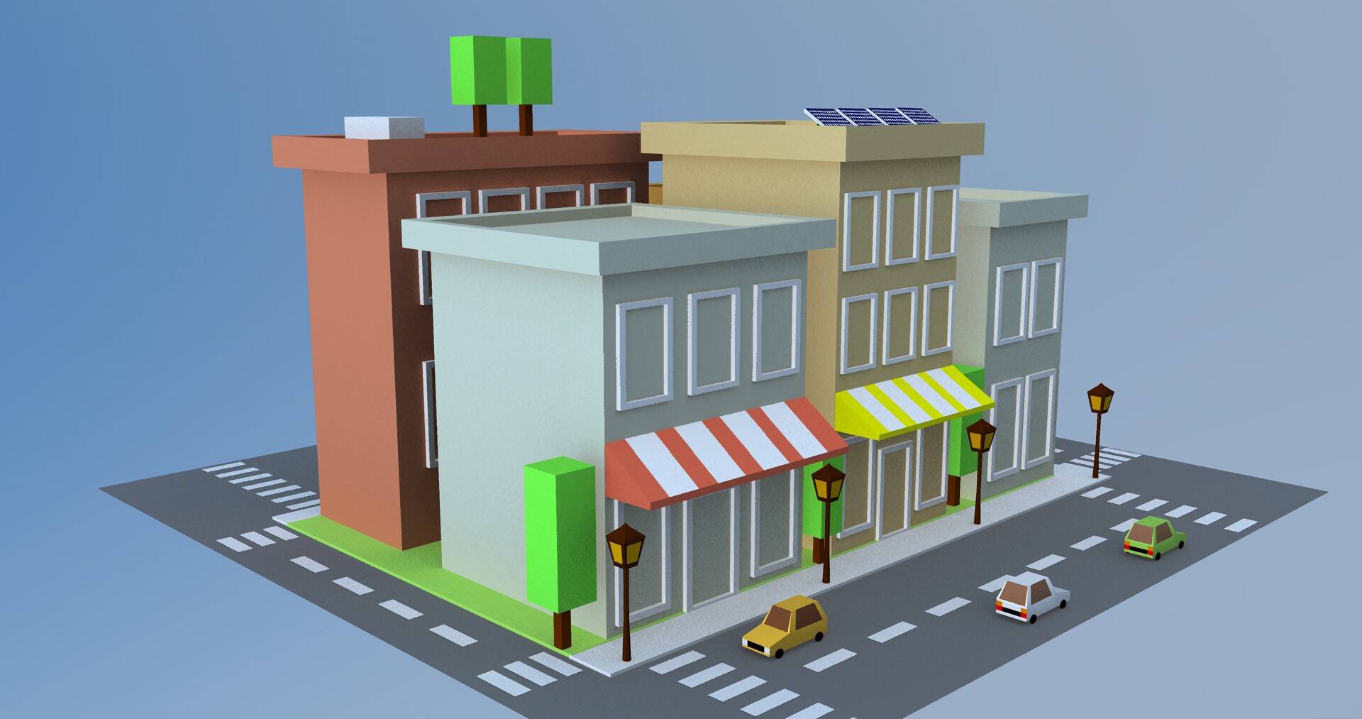 ArtStation - 3D low poly Model