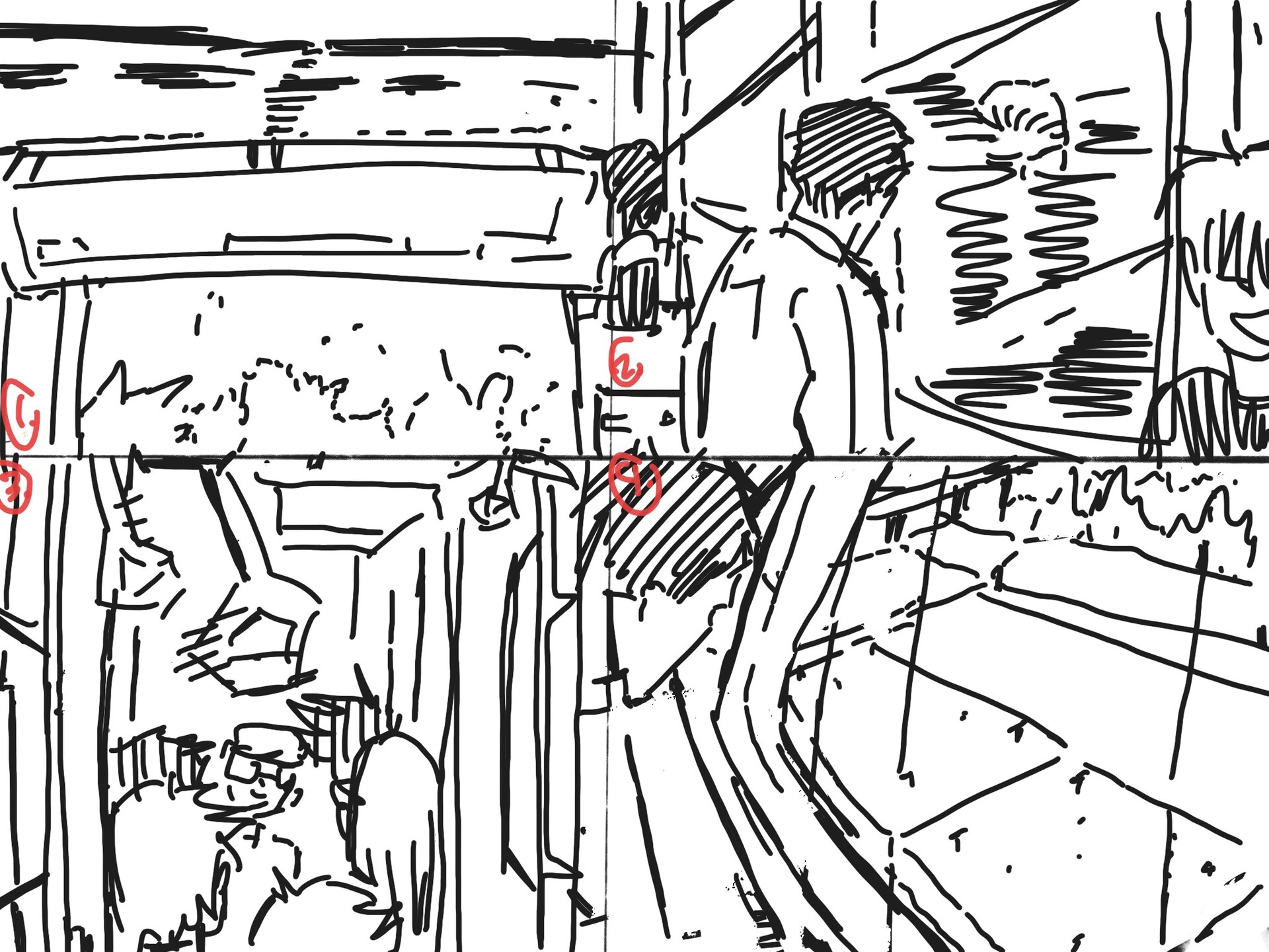 ArtStation - rough idea/storyboard