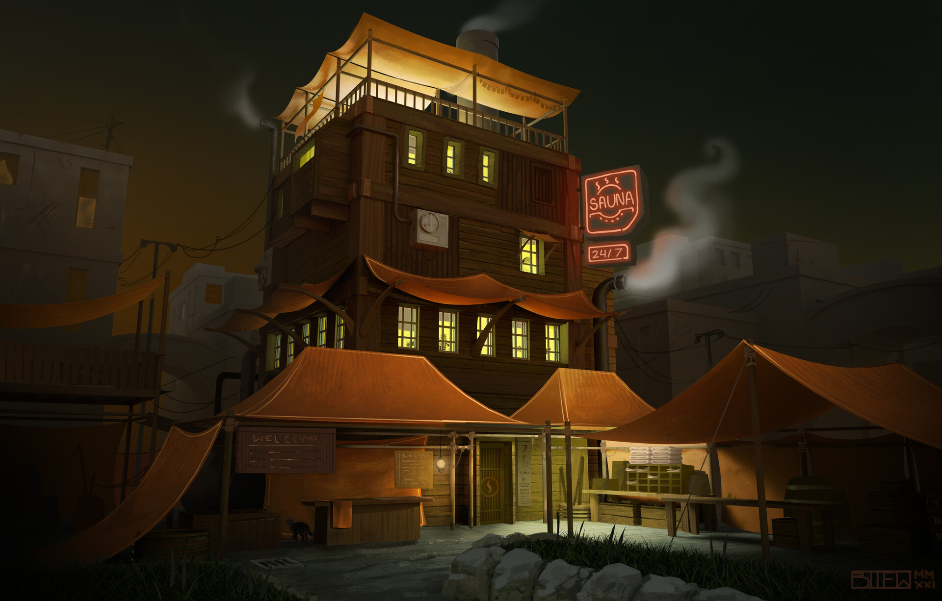 ArtStation - SAUNA