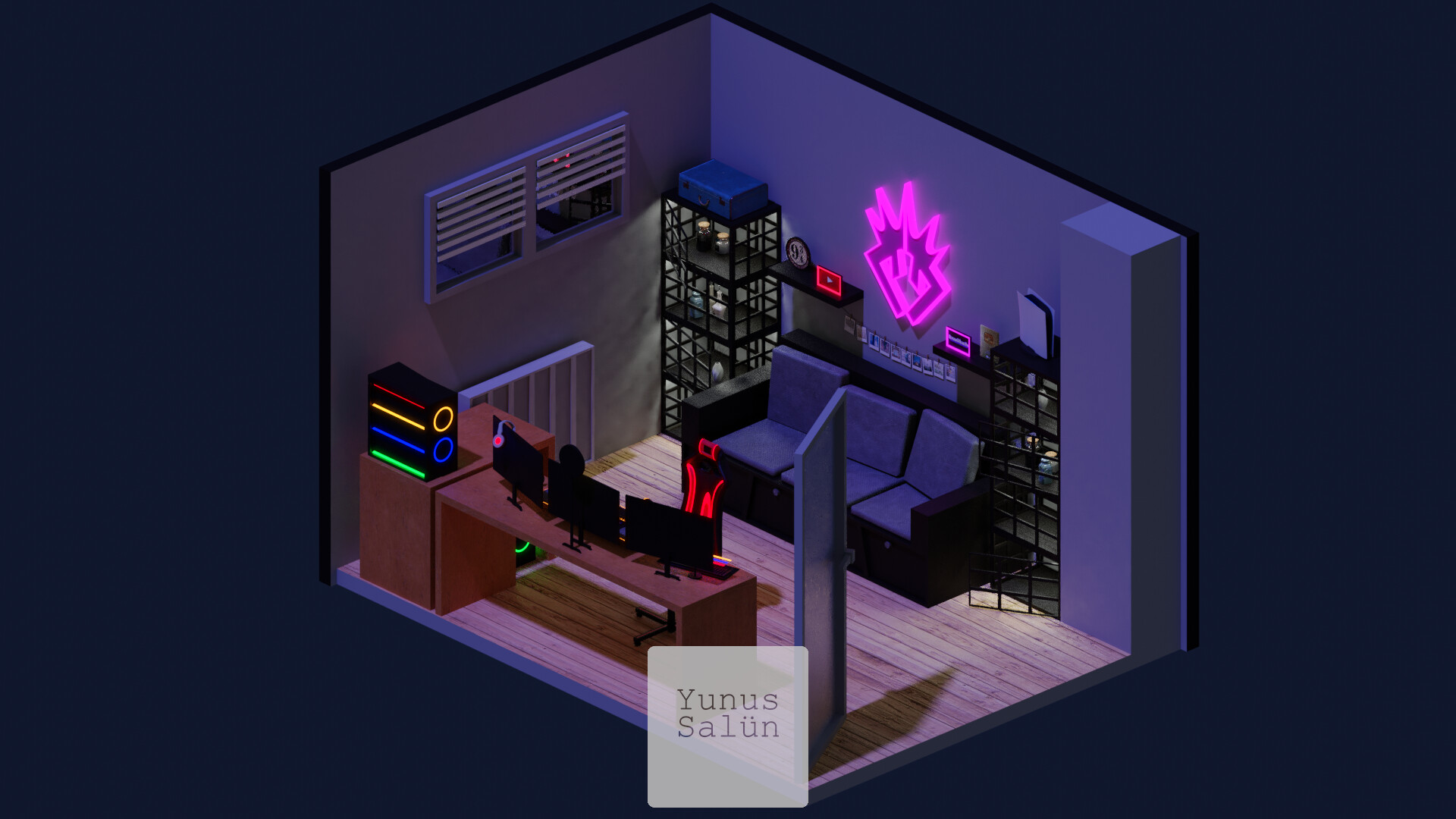 ArtStation - Streamer pqueen's Room