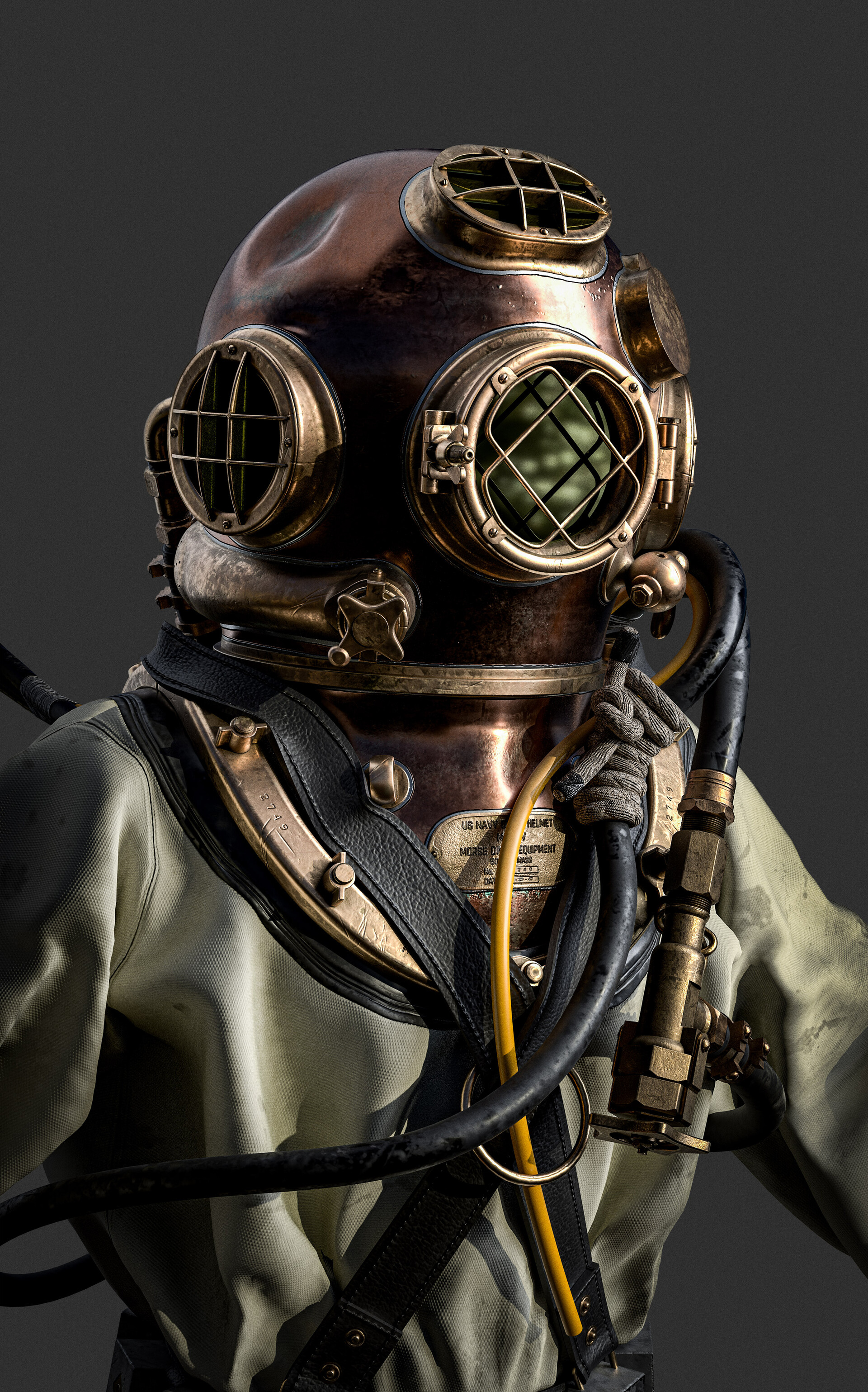 ArtStation - Mark V Deep Sea Diver