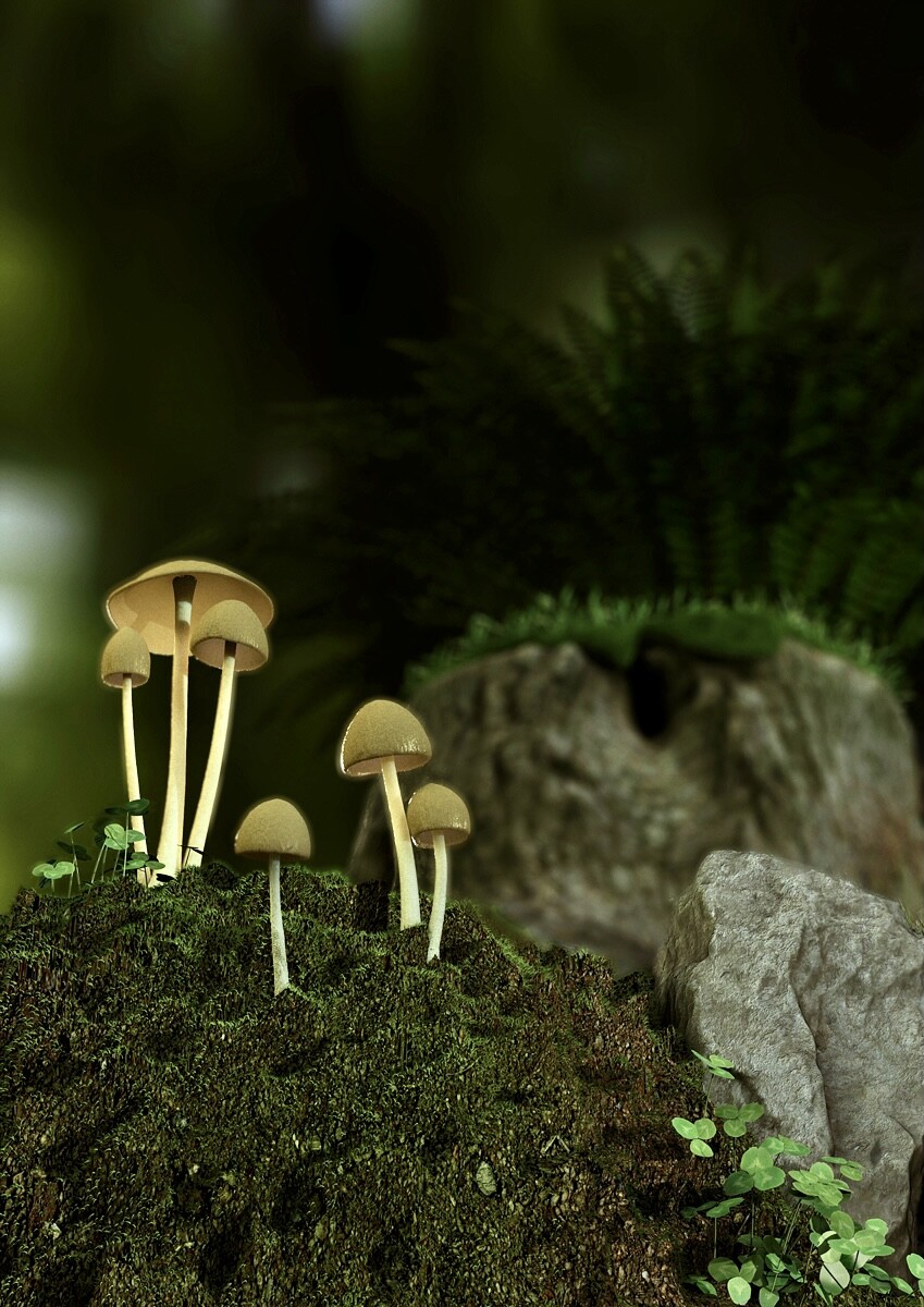 ArtStation - Psilocybe azurescens
