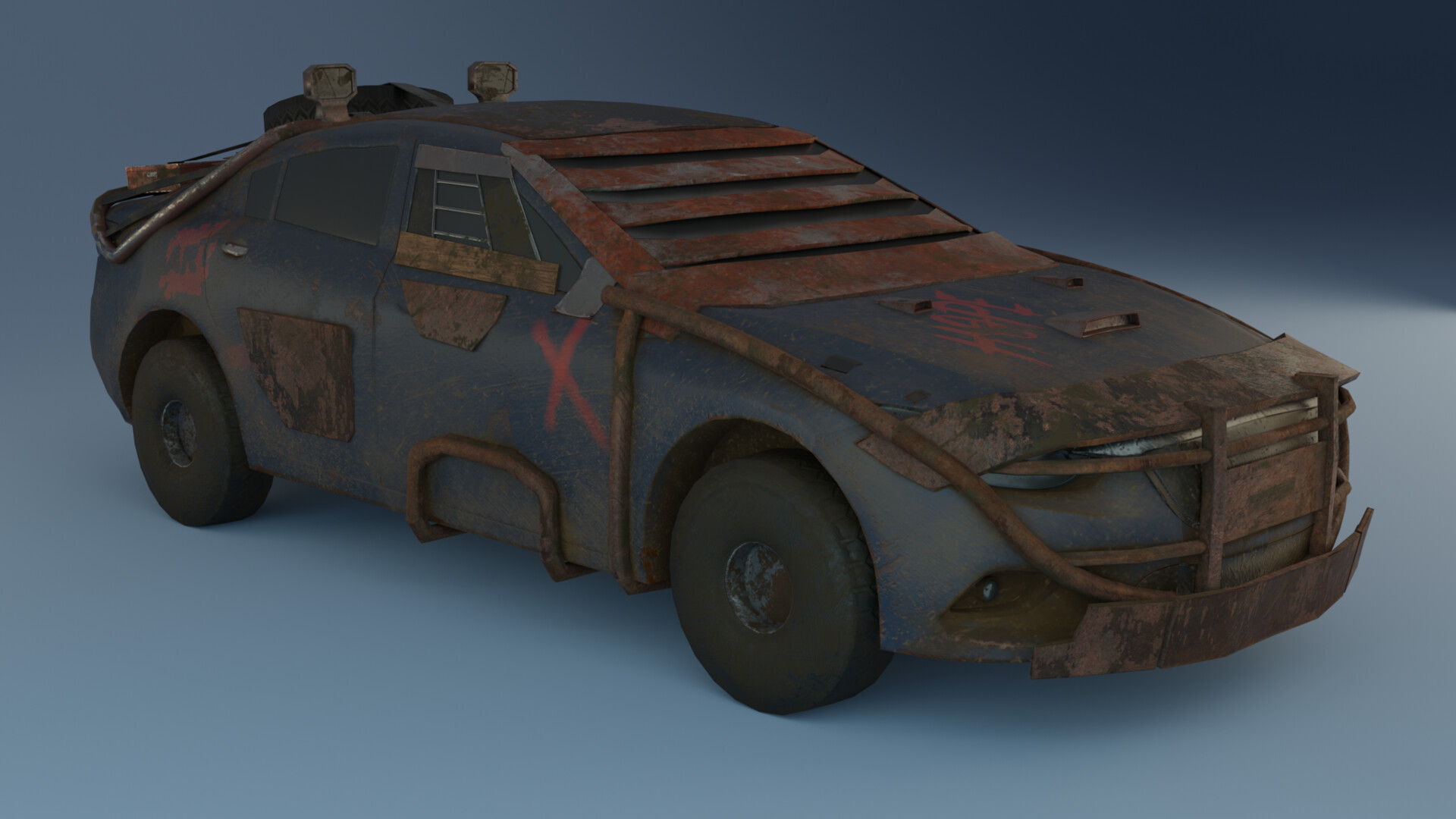 ArtStation - Grunge car