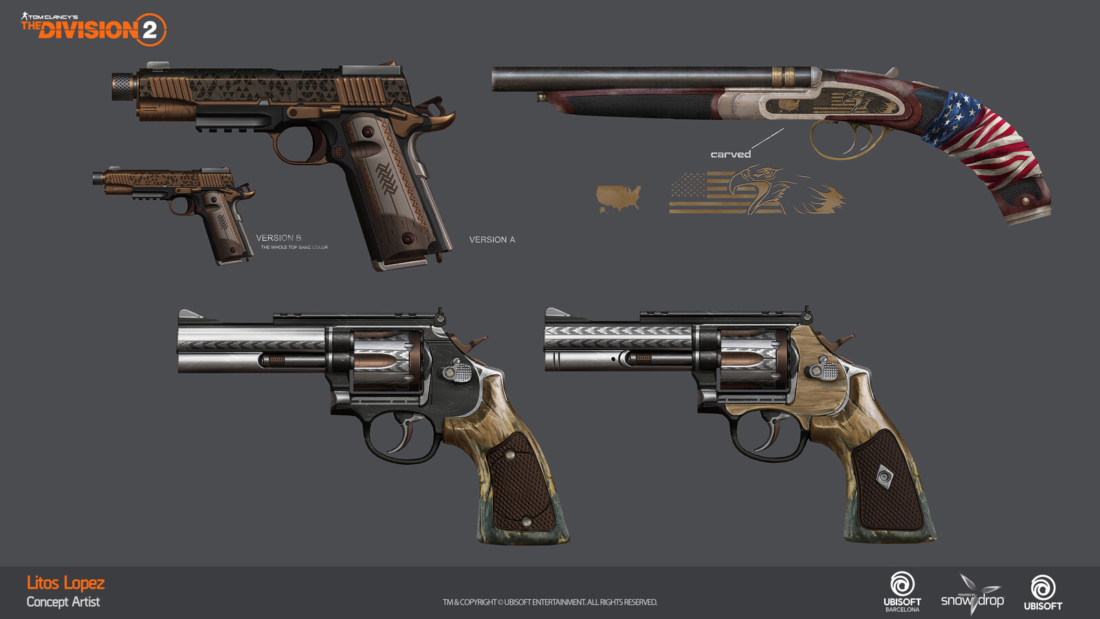 Litos Lopez - The Division 2 weapons