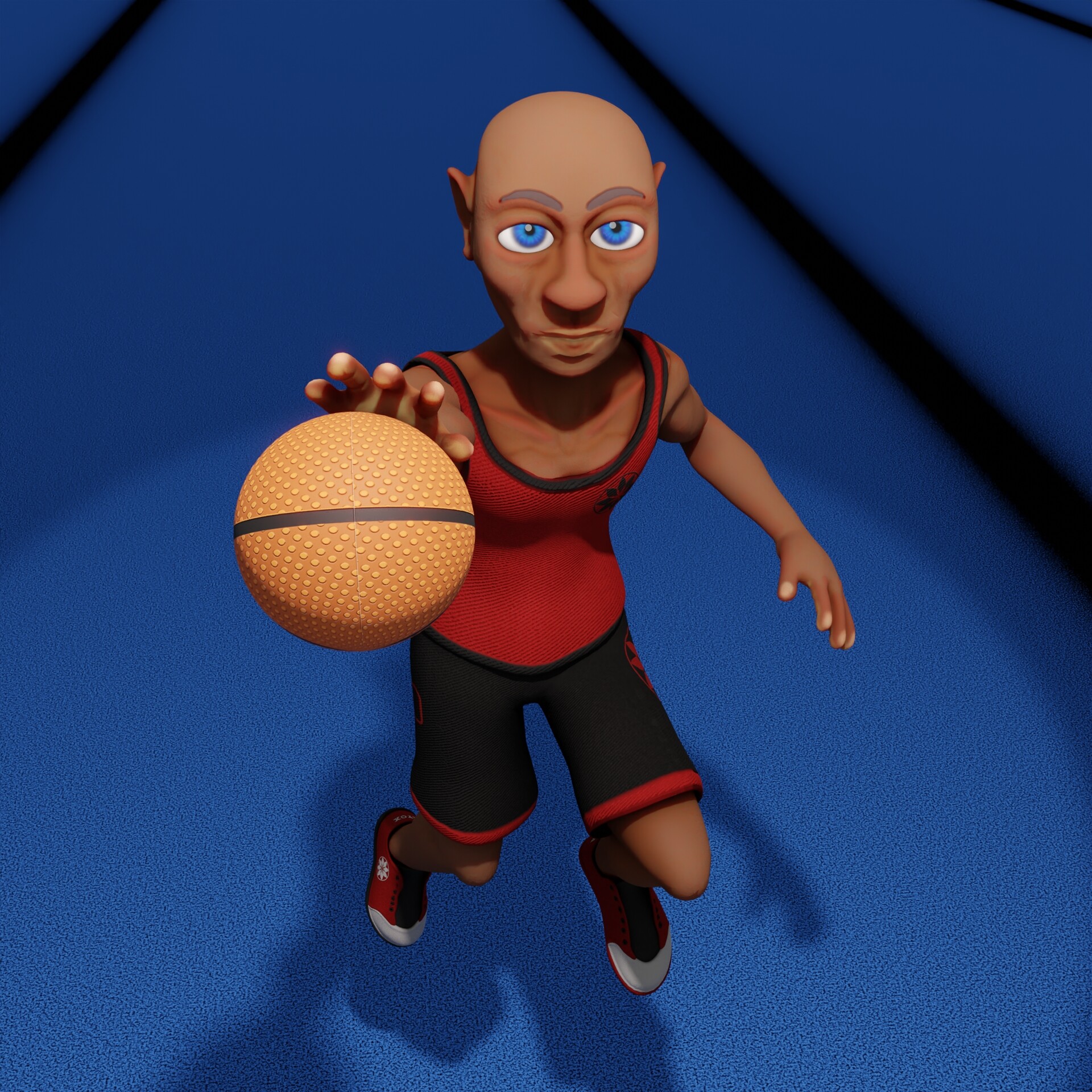 ArtStation - Basketball Cartoon Character