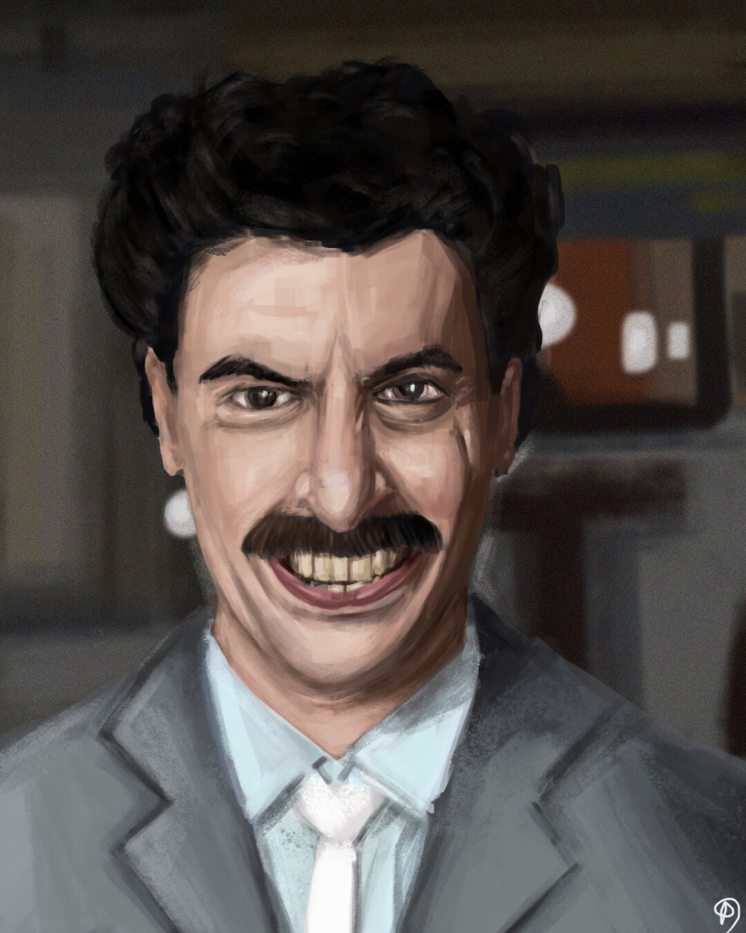 ArtStation - BORAT PORTRAIT STUDY