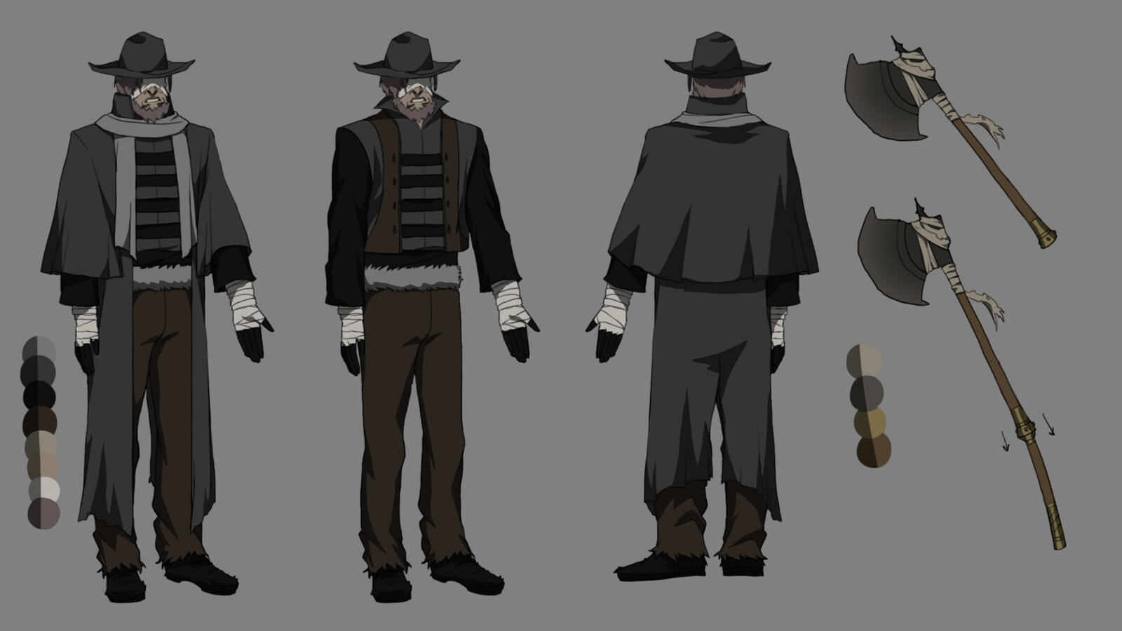 Jill Blue - Bloodborne - Father Gascoigne Character Sheet