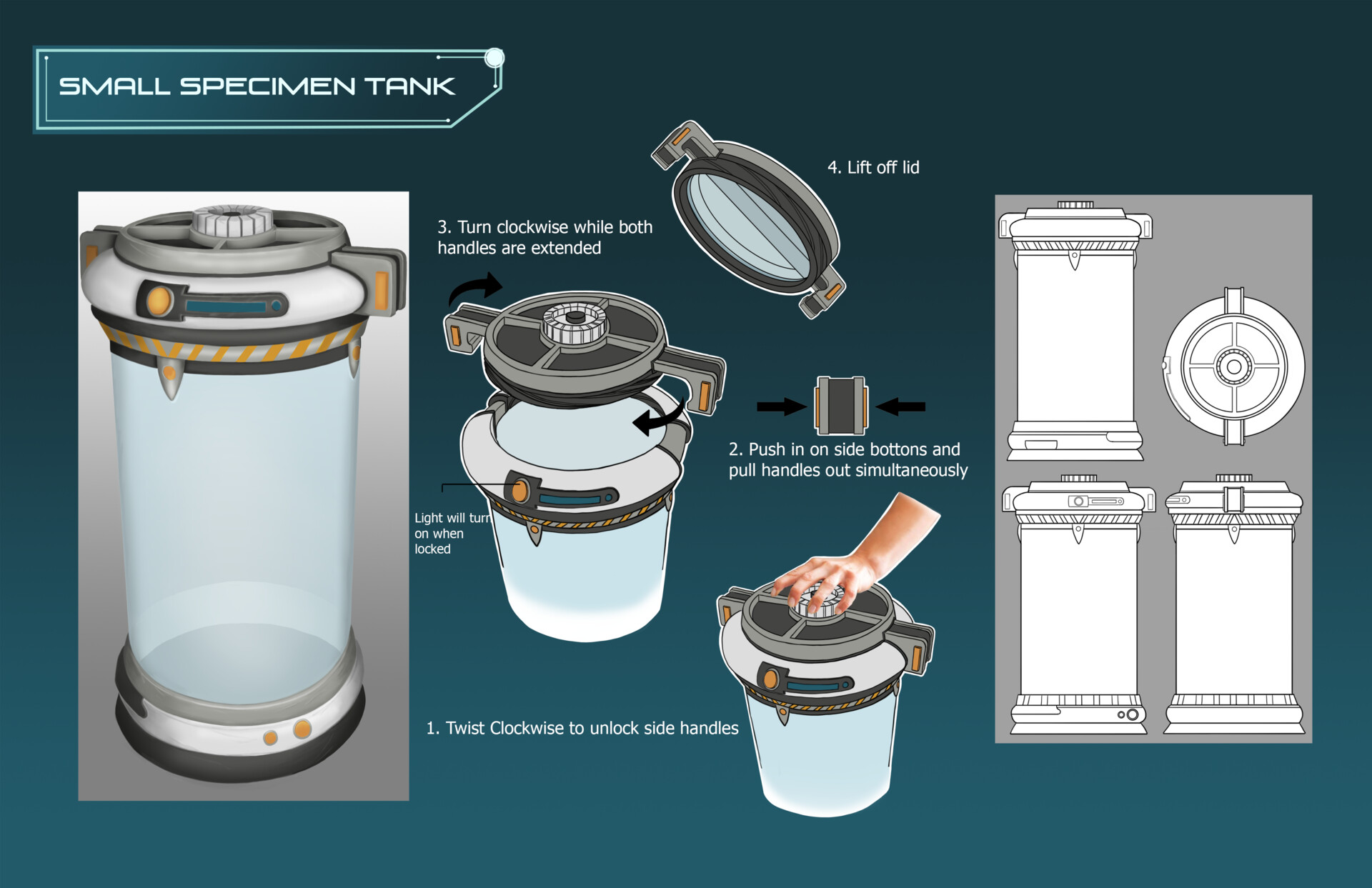 ArtStation - Alien Specimen Tank
