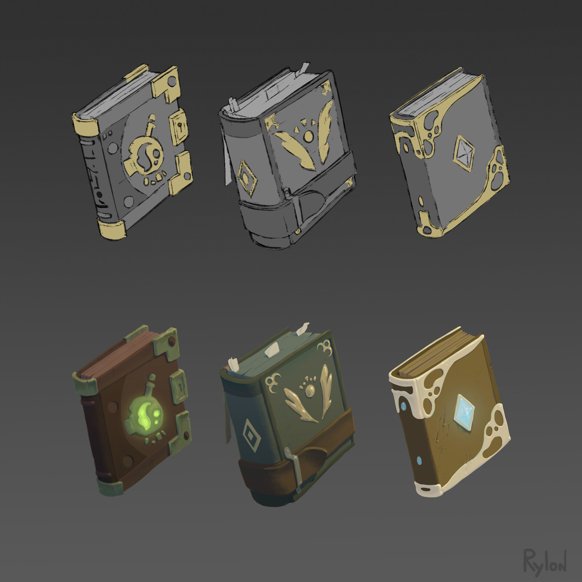 ArtStation - Books concept