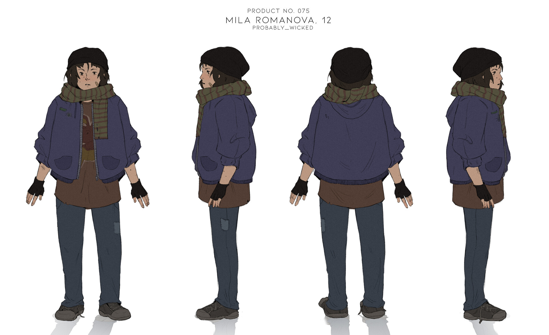 ArtStation - Character design, Mila