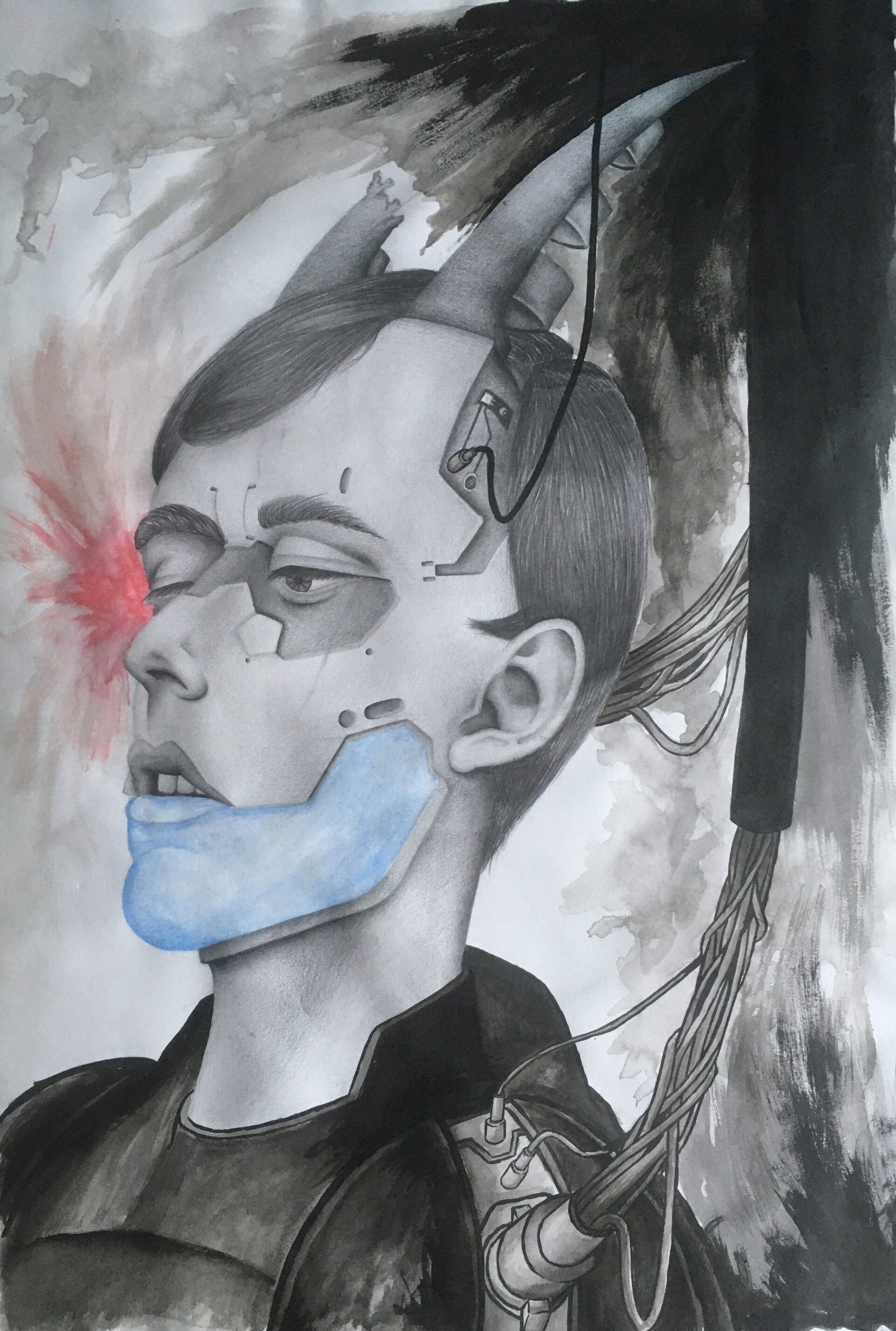 ArtStation - Pencil & Ink Mixed Media