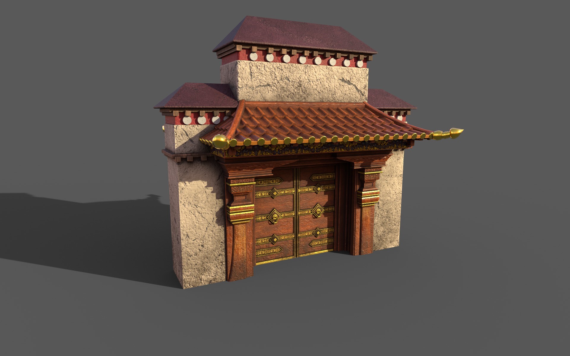 ArtStation - Tibetan Architecture