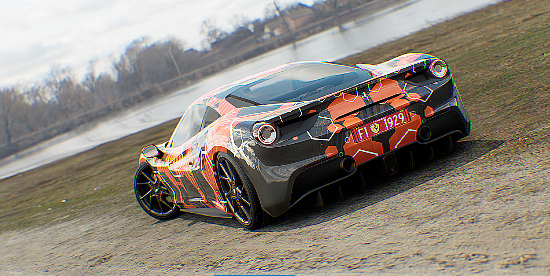 ArtStation - Ferrari F12 Raytraced UE