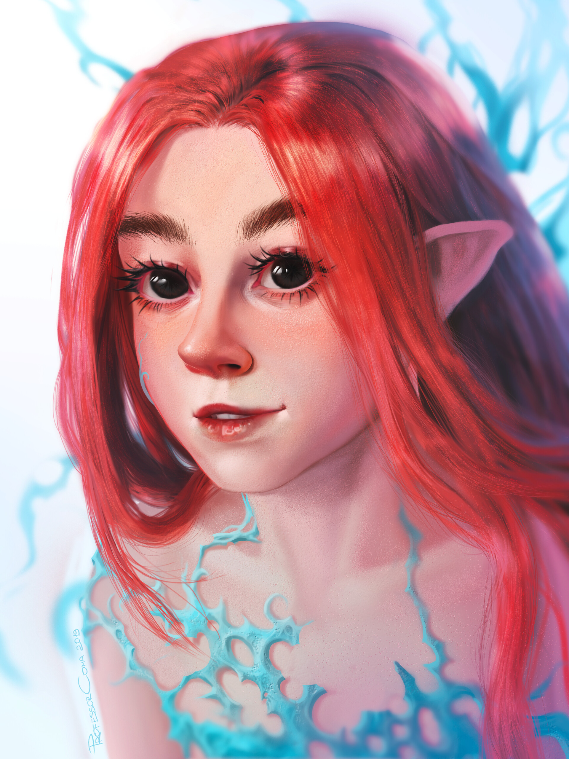 ArtStation - Elf portrait