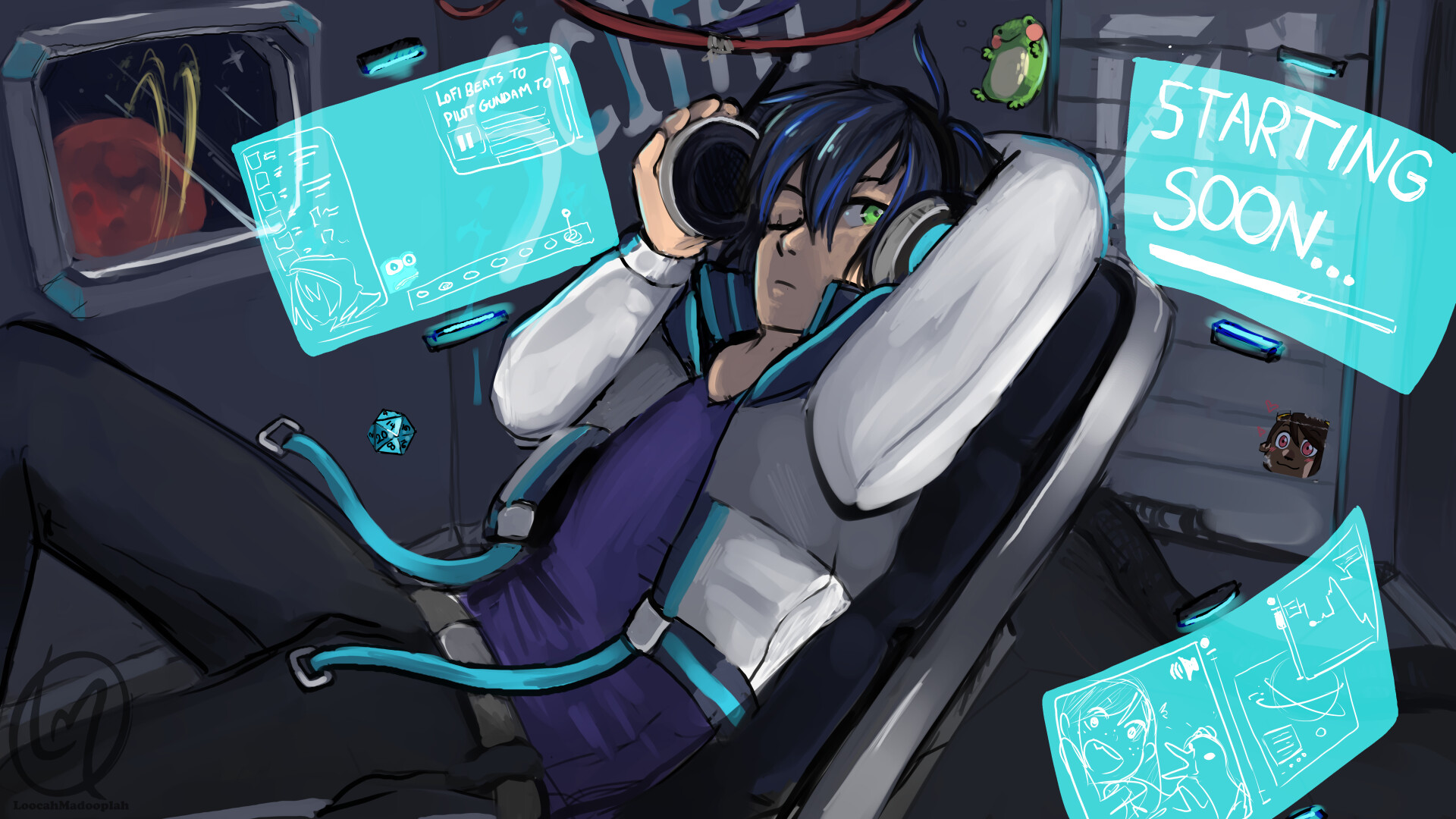 ArtStation - Scifri Stream Screens