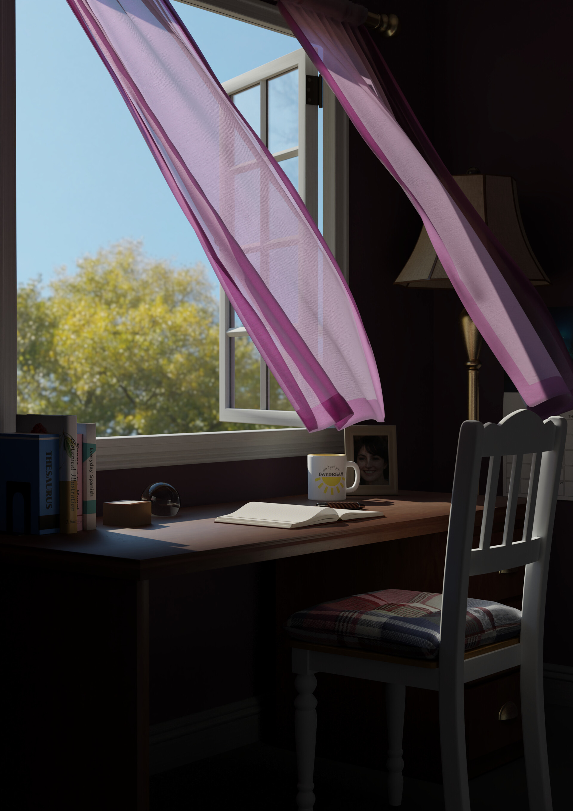 ArtStation - Desk Scene