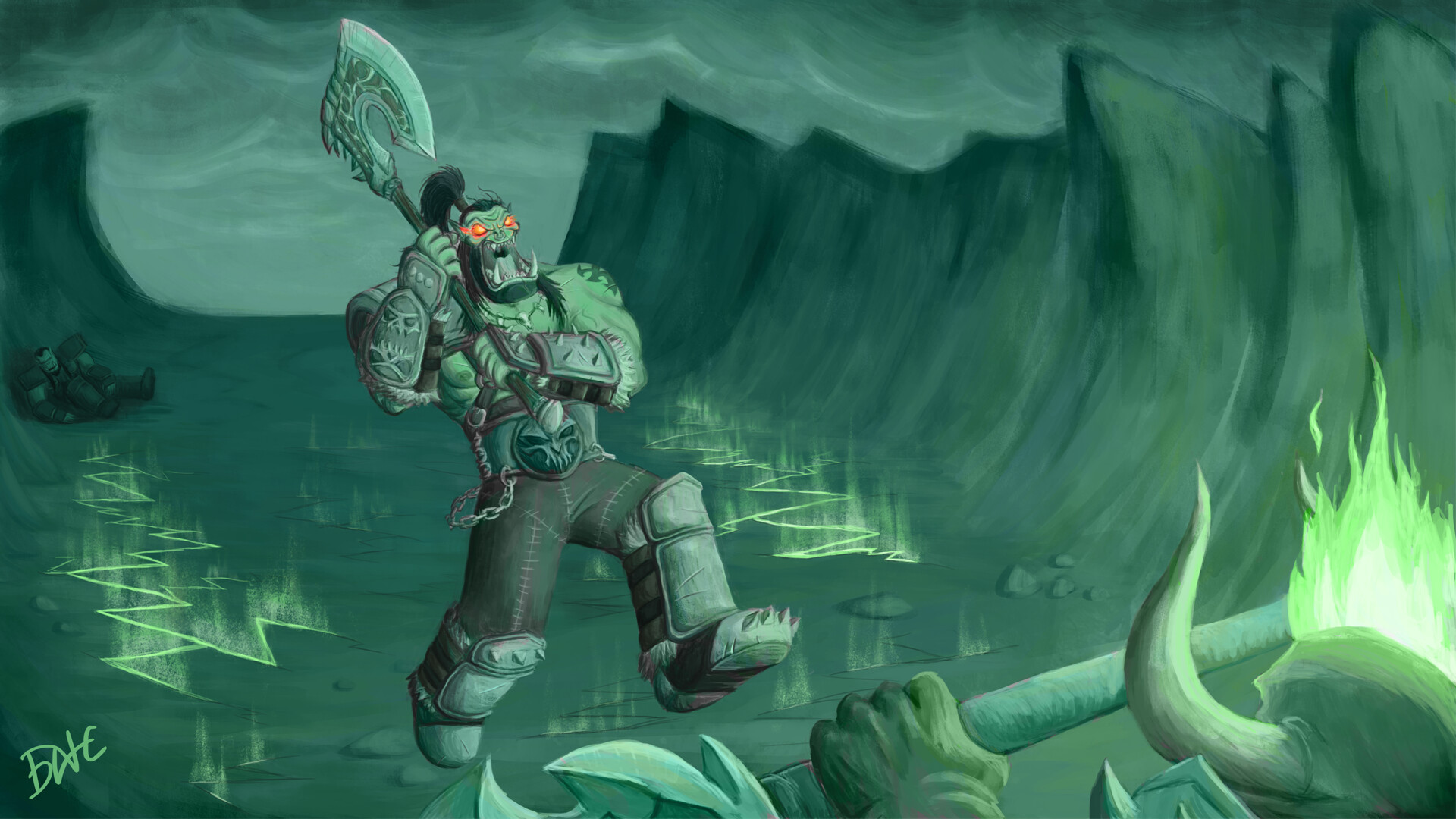 ArtStation - Grom vs. Mannoroth