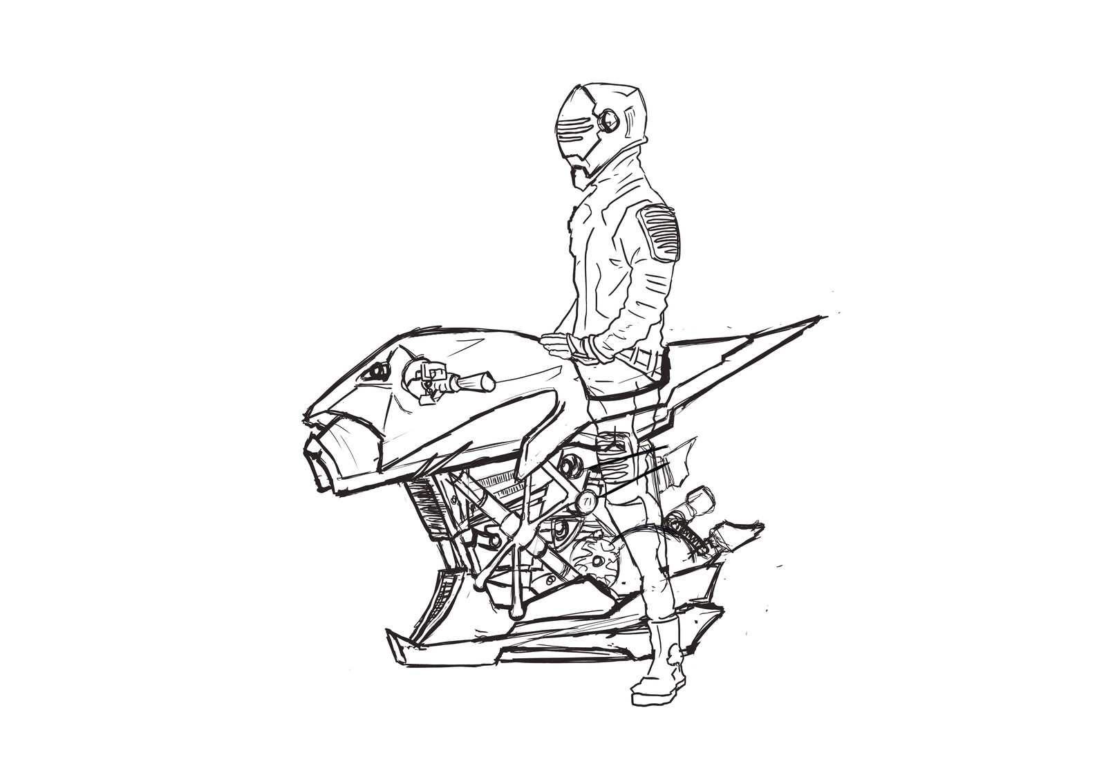 Luca Azzopardi - Space Biker 2