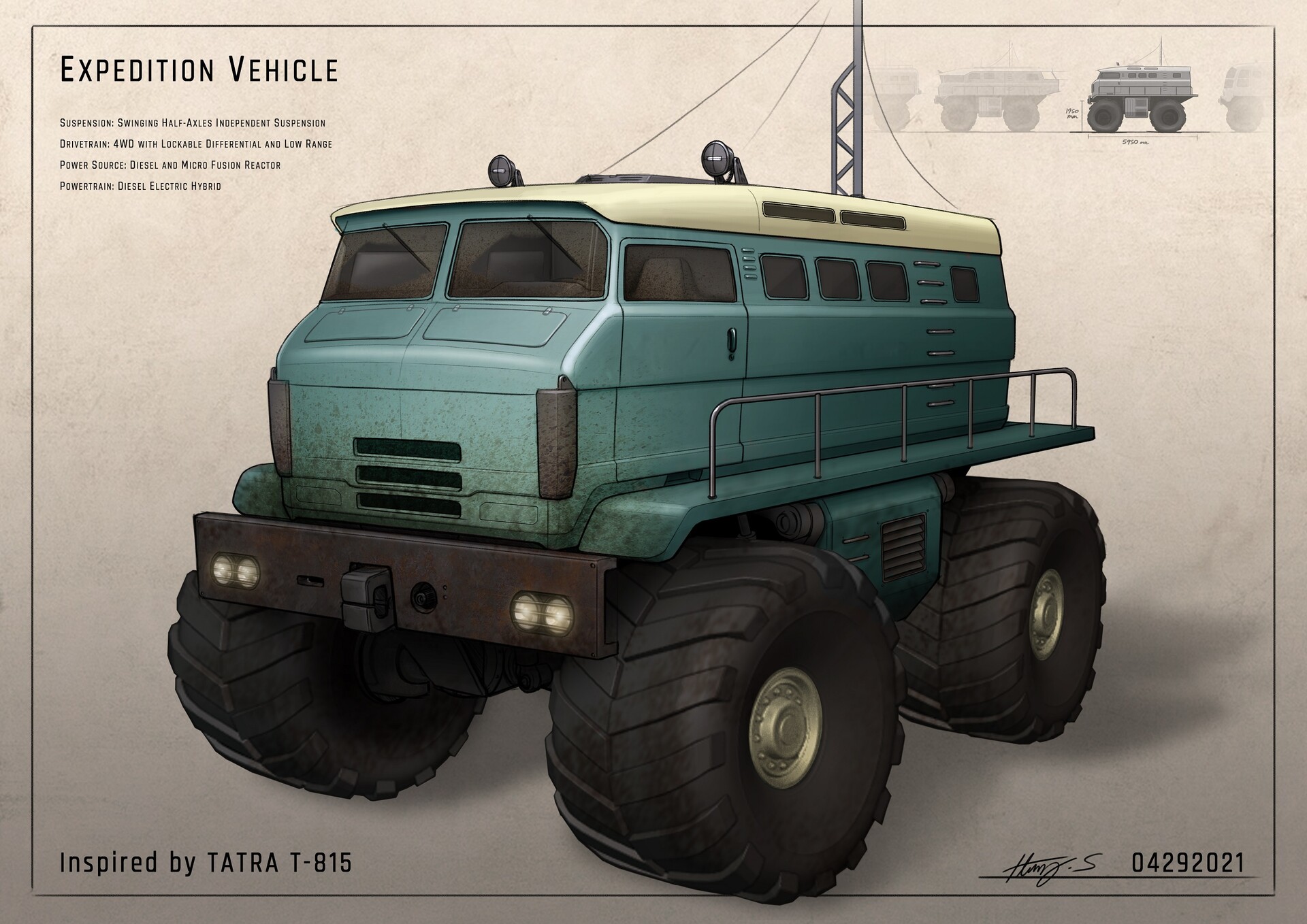 ArtStation - Expedition vehicle