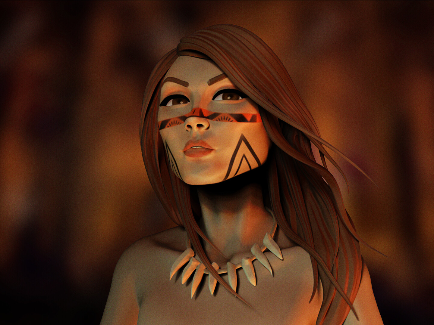 ArtStation - Indigenous Girl