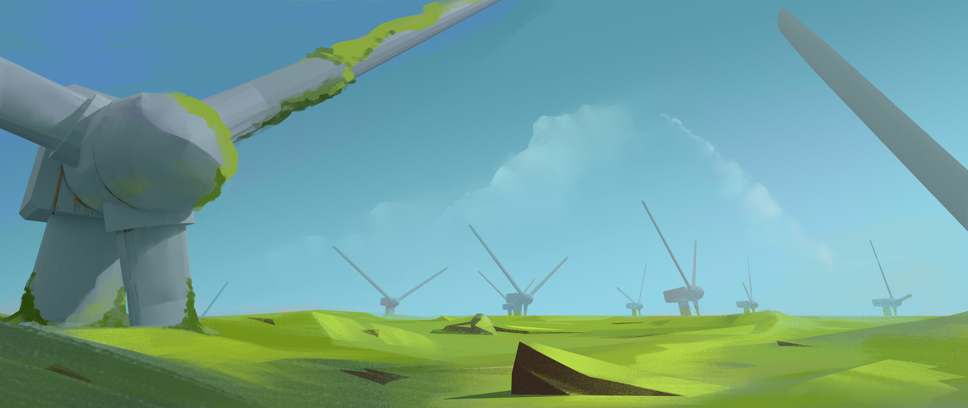 ArtStation - Wind Turbines