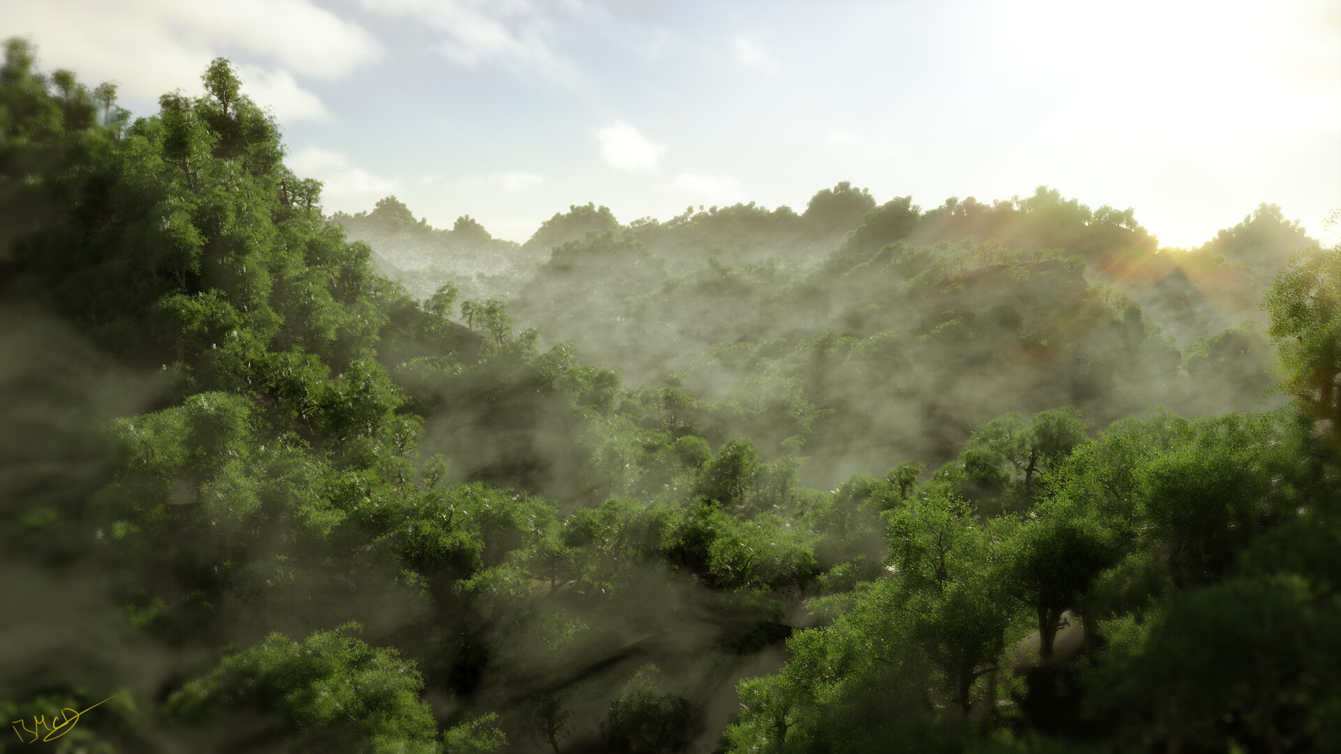 ArtStation - 3D CG Blender Forest