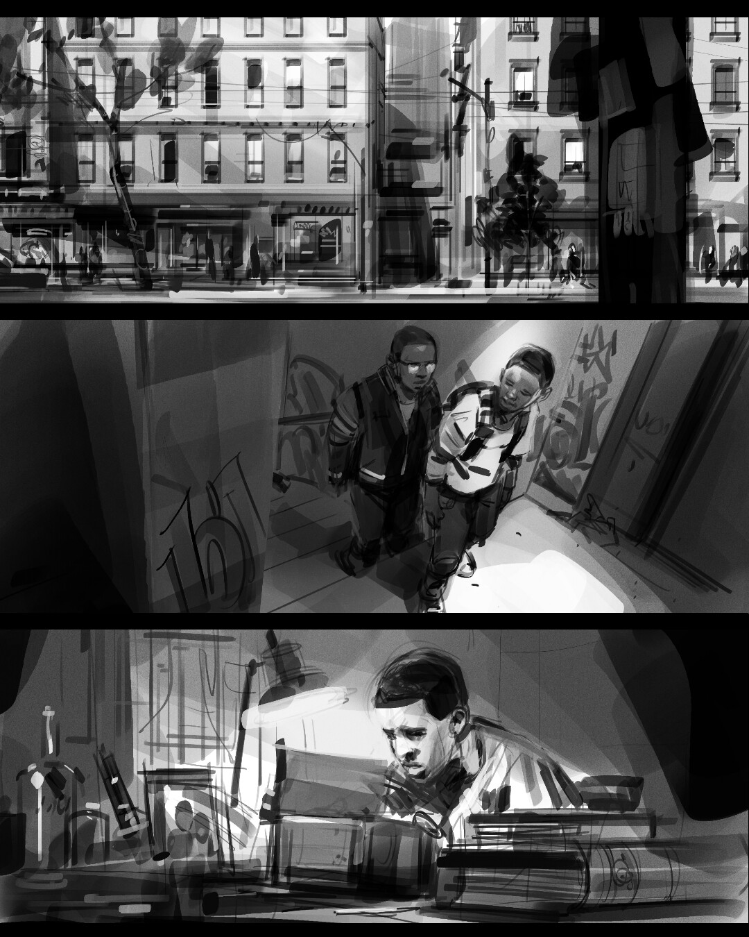 Dan Milligan - Explorers (storyboards)