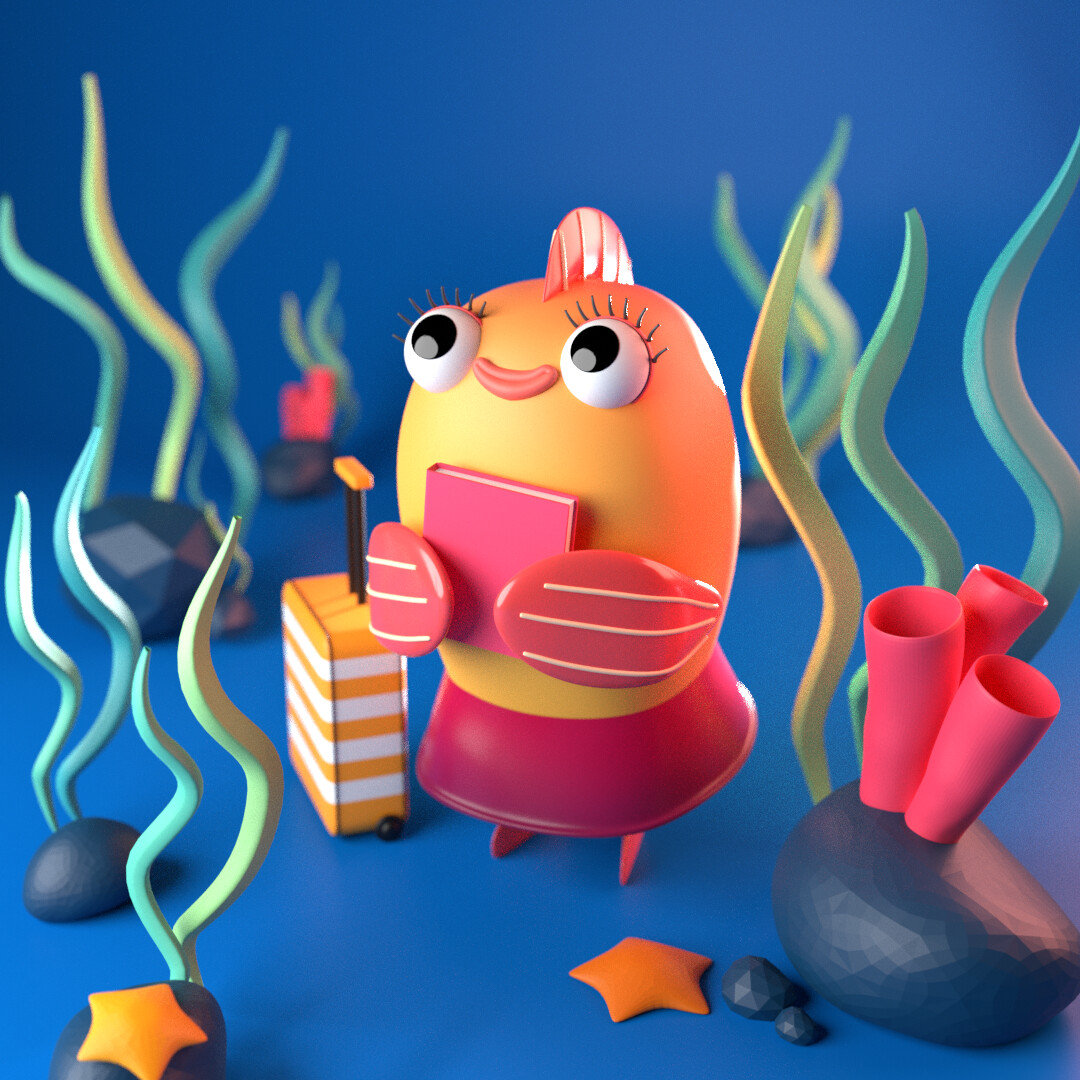 ArtStation - Back to fish school