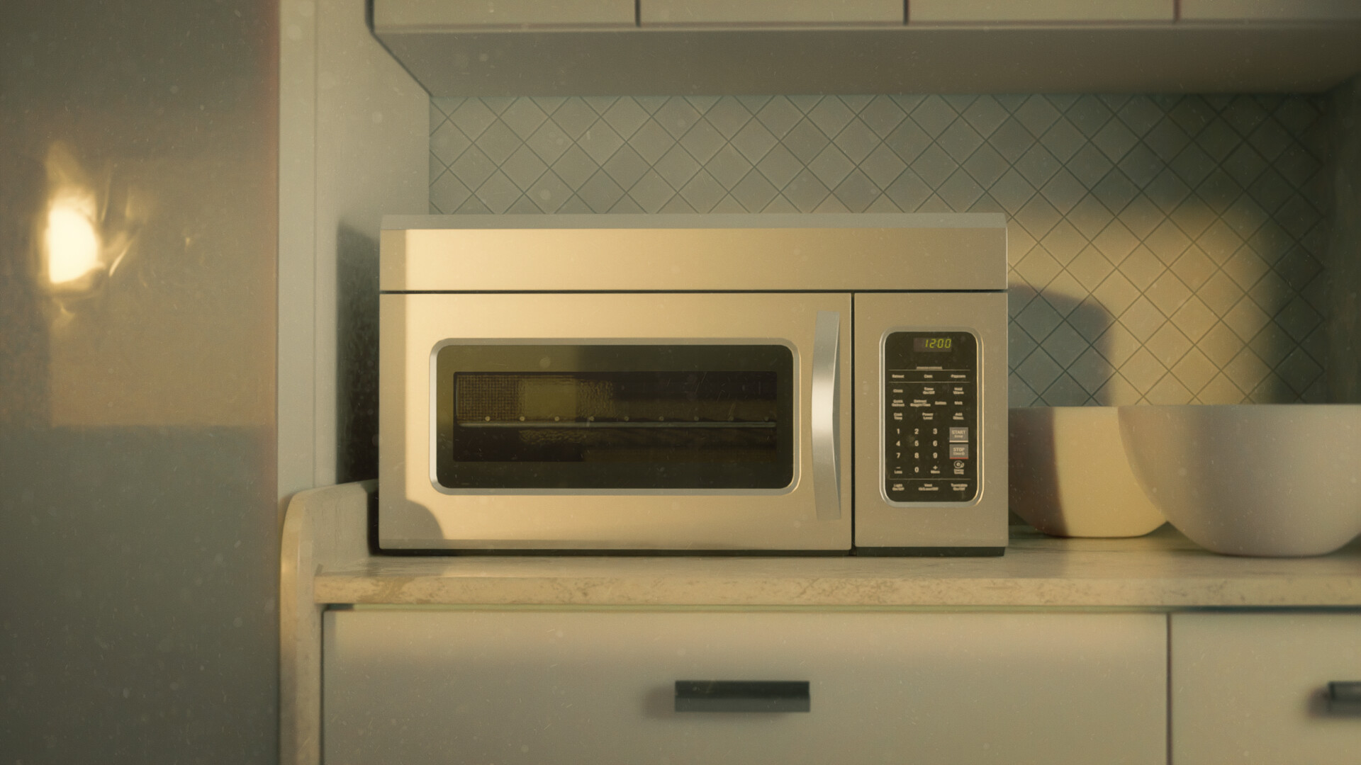 ArtStation - Interior Microwave scene
