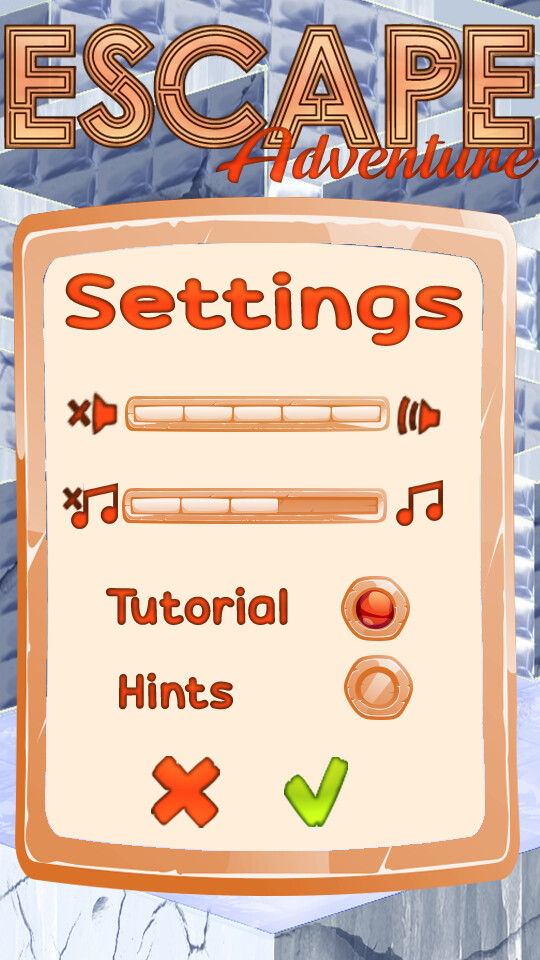 Mariana Benitez - Escape Adventure Screen Layout