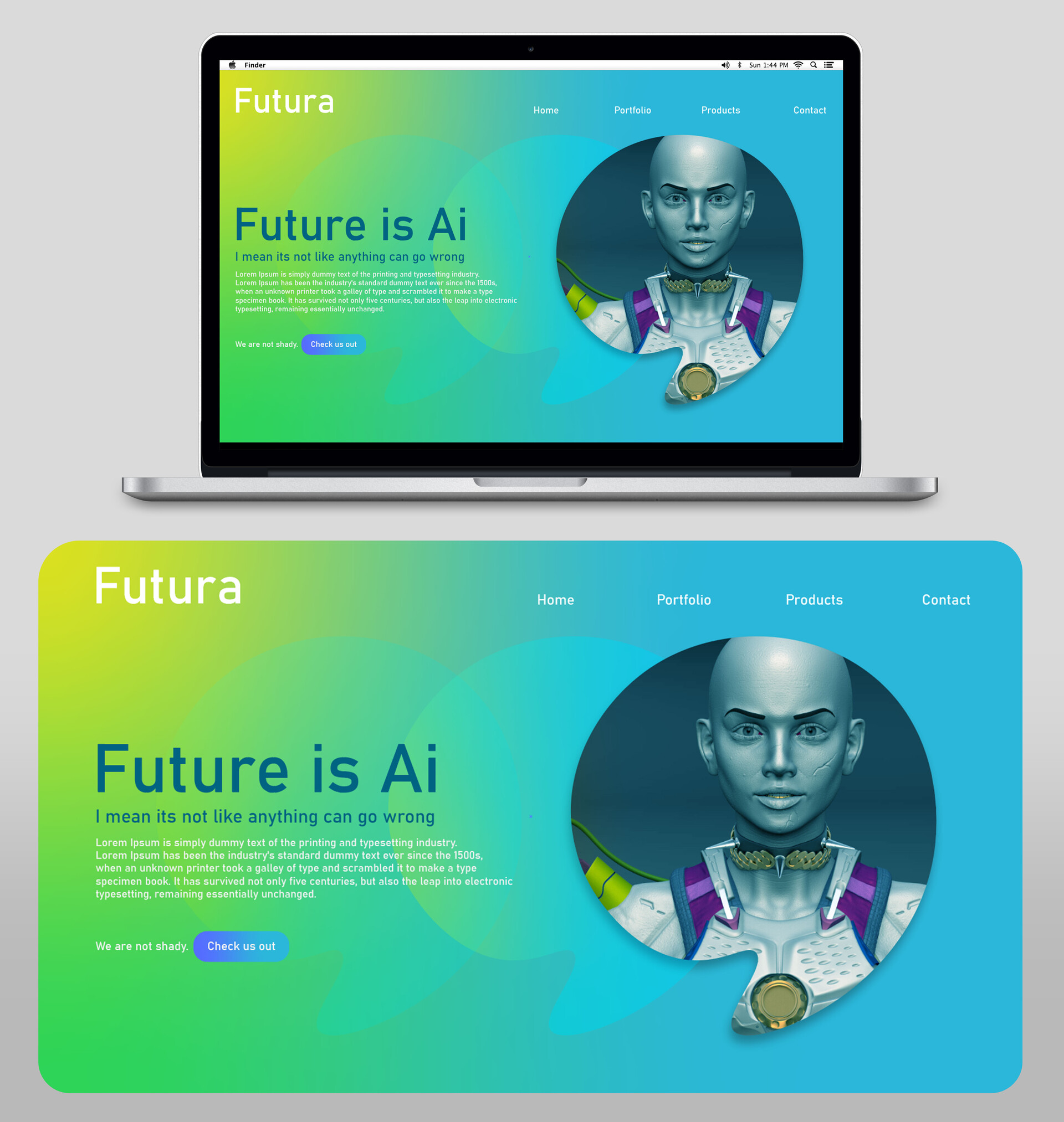 ArtStation - Website Homepage UI Design