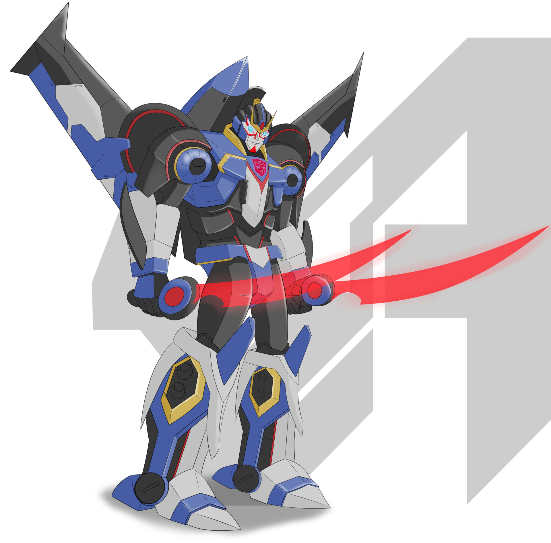 Faishal Husen - [OC] StormBlade from Transformers G1