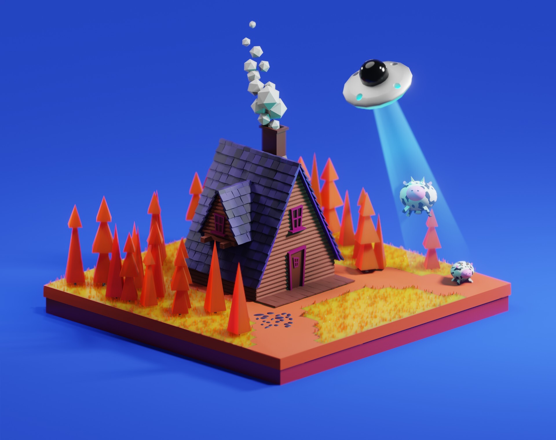 ArtStation - Small House Visualization