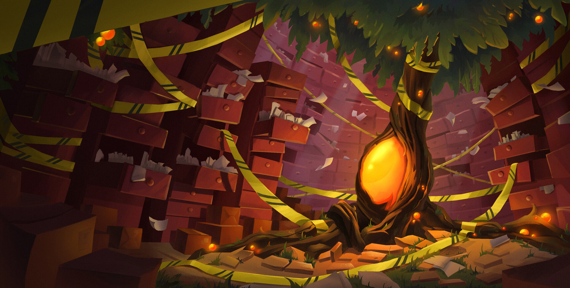 ArtStation - The strange tree