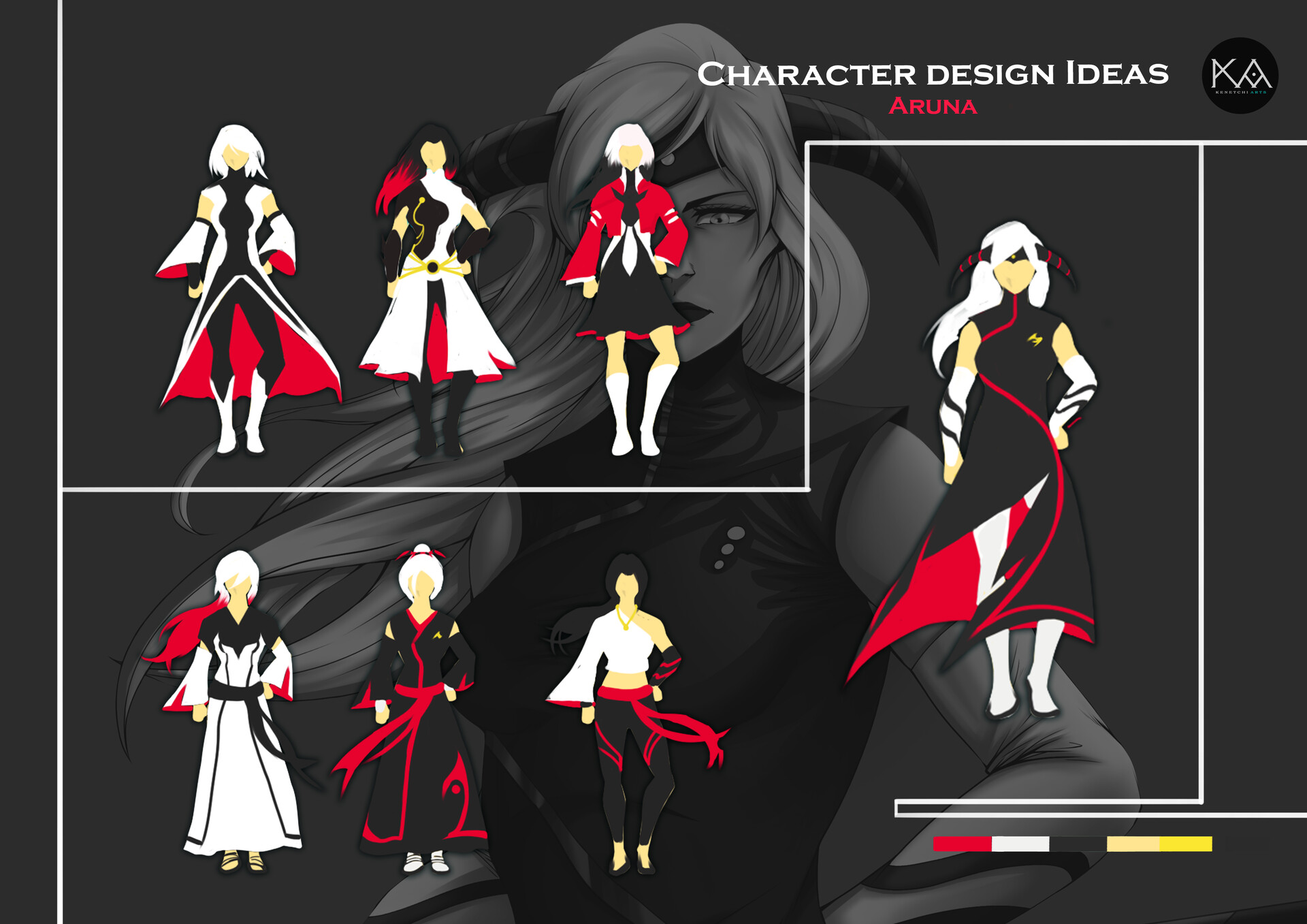 ArtStation - Aruna Character Design Ideas