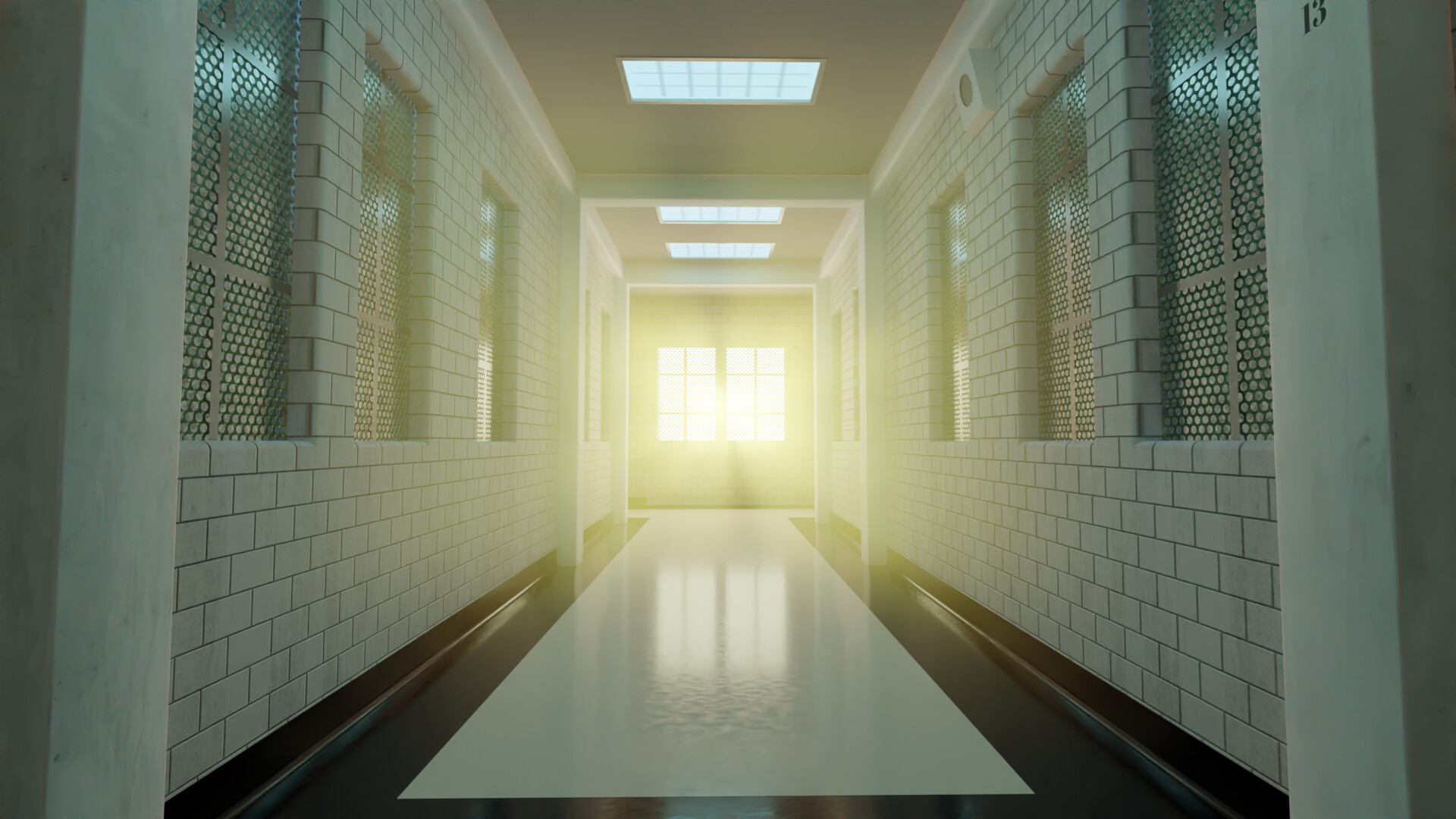 ArtStation - Hallway from movie Joker