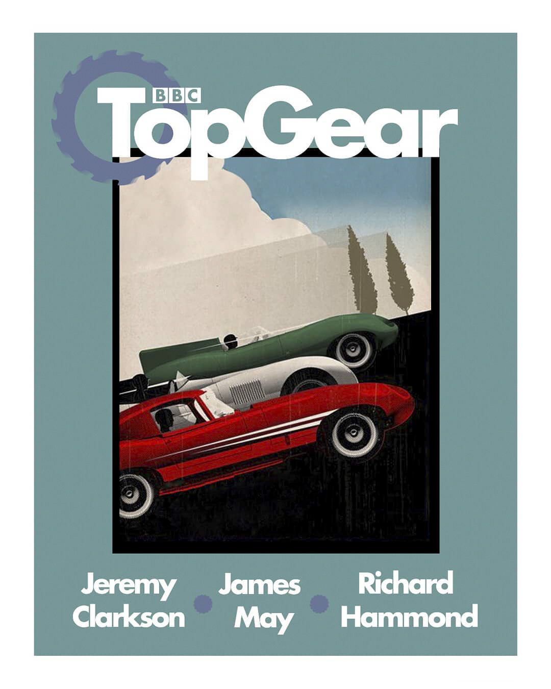 ArtStation - Top Gear futuristic poster