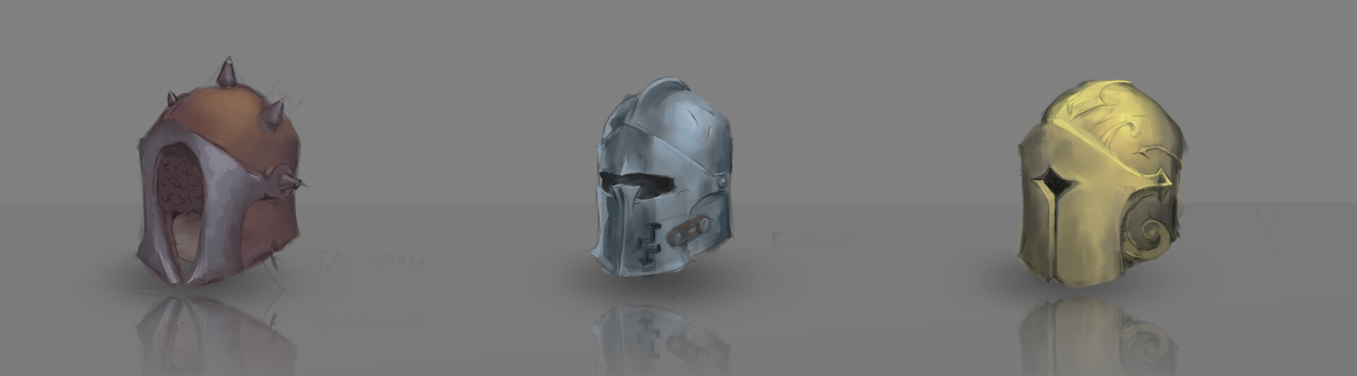 ArtStation - Fantasy Helms