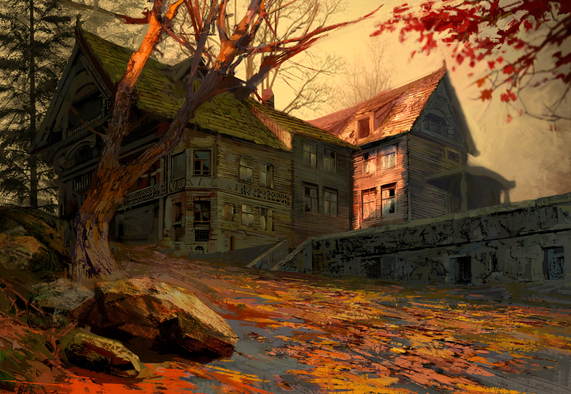 ArtStation - mystical house